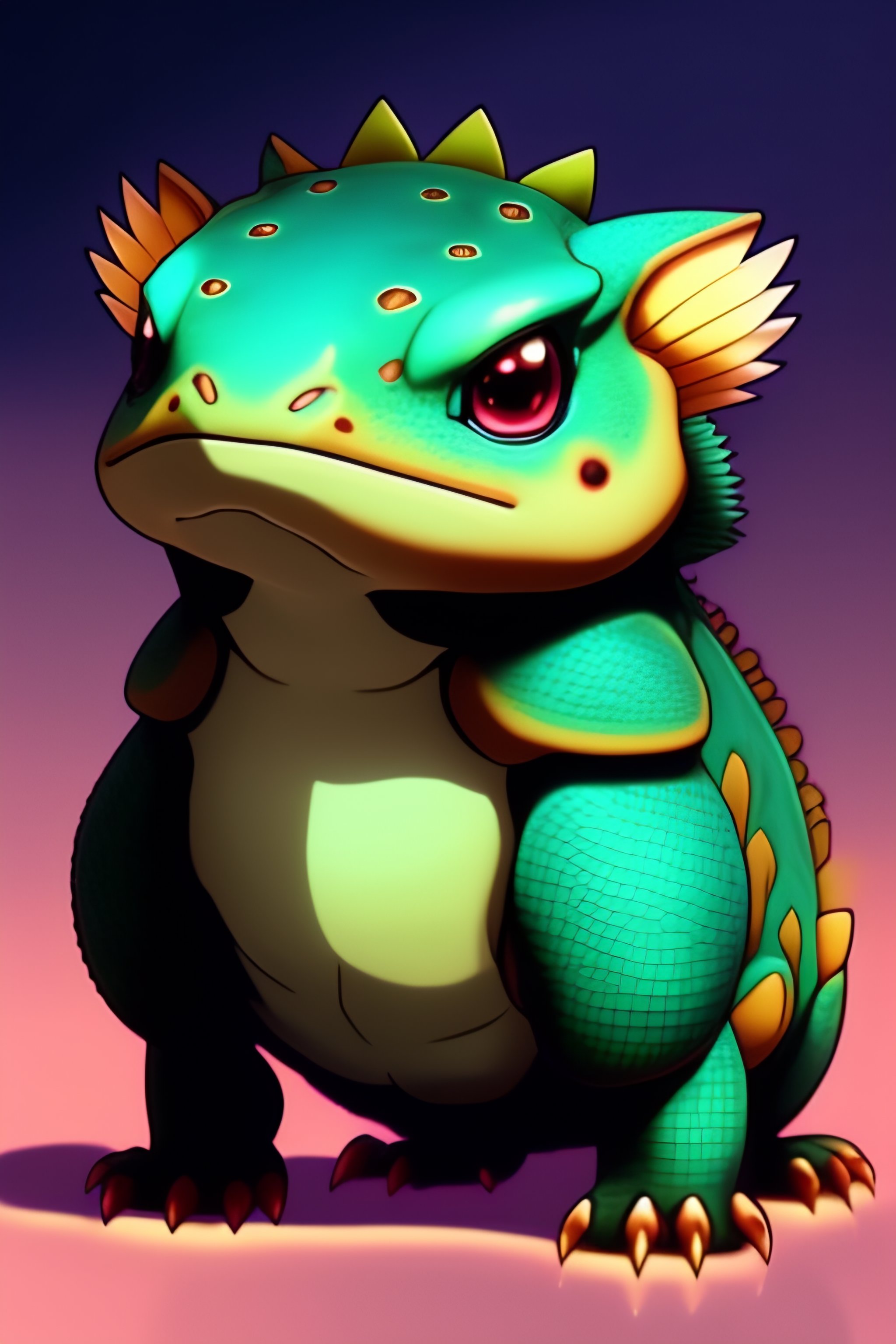 Lexica - A cute rock type pokemon that resembles a uromastyx and ...