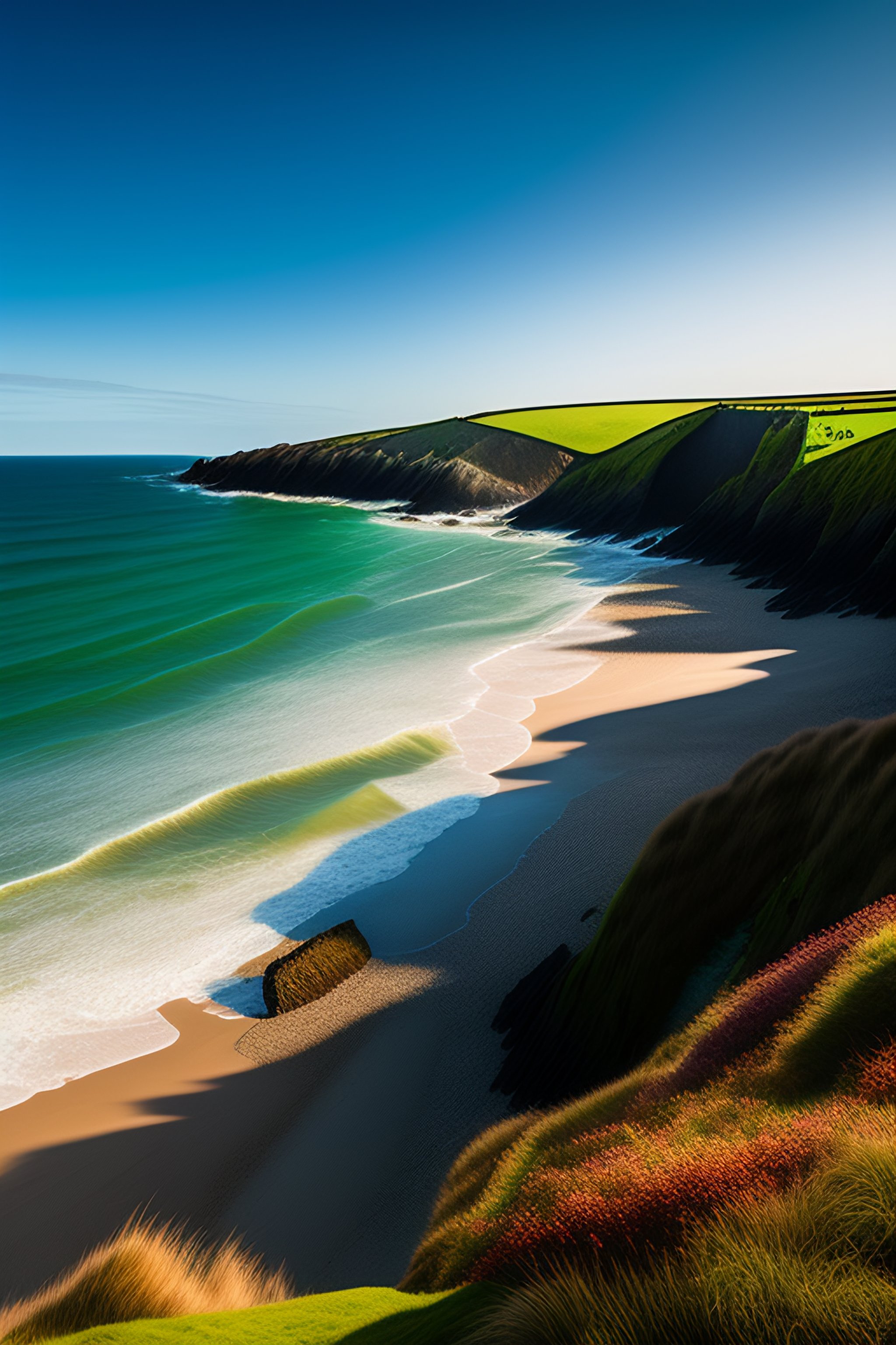 Lexica - Portrait of Myrtleville Beach, Ireland