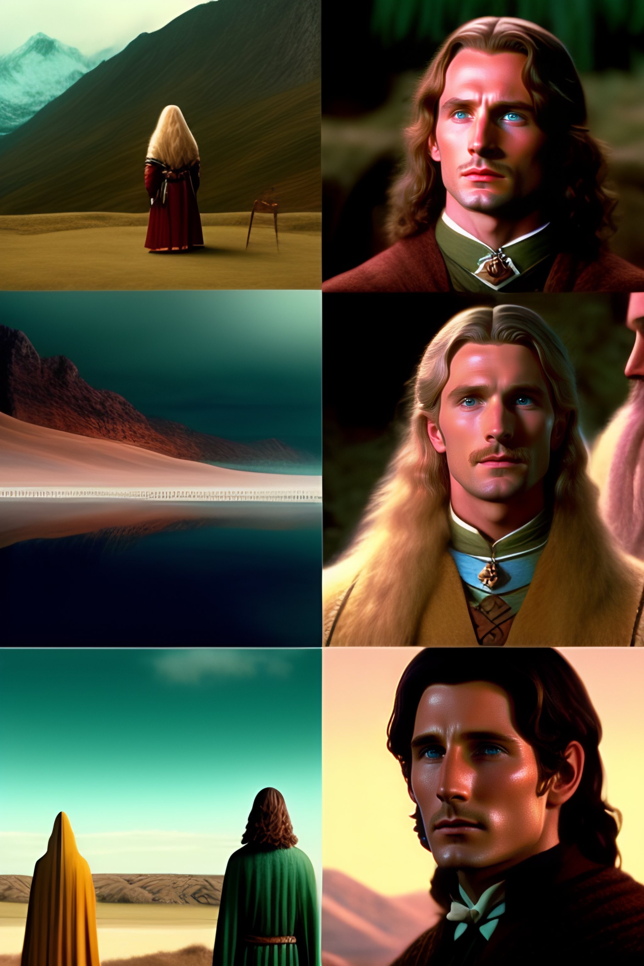 Lexica - Lord of the Rings directed by Wes Anderson, pastel colors