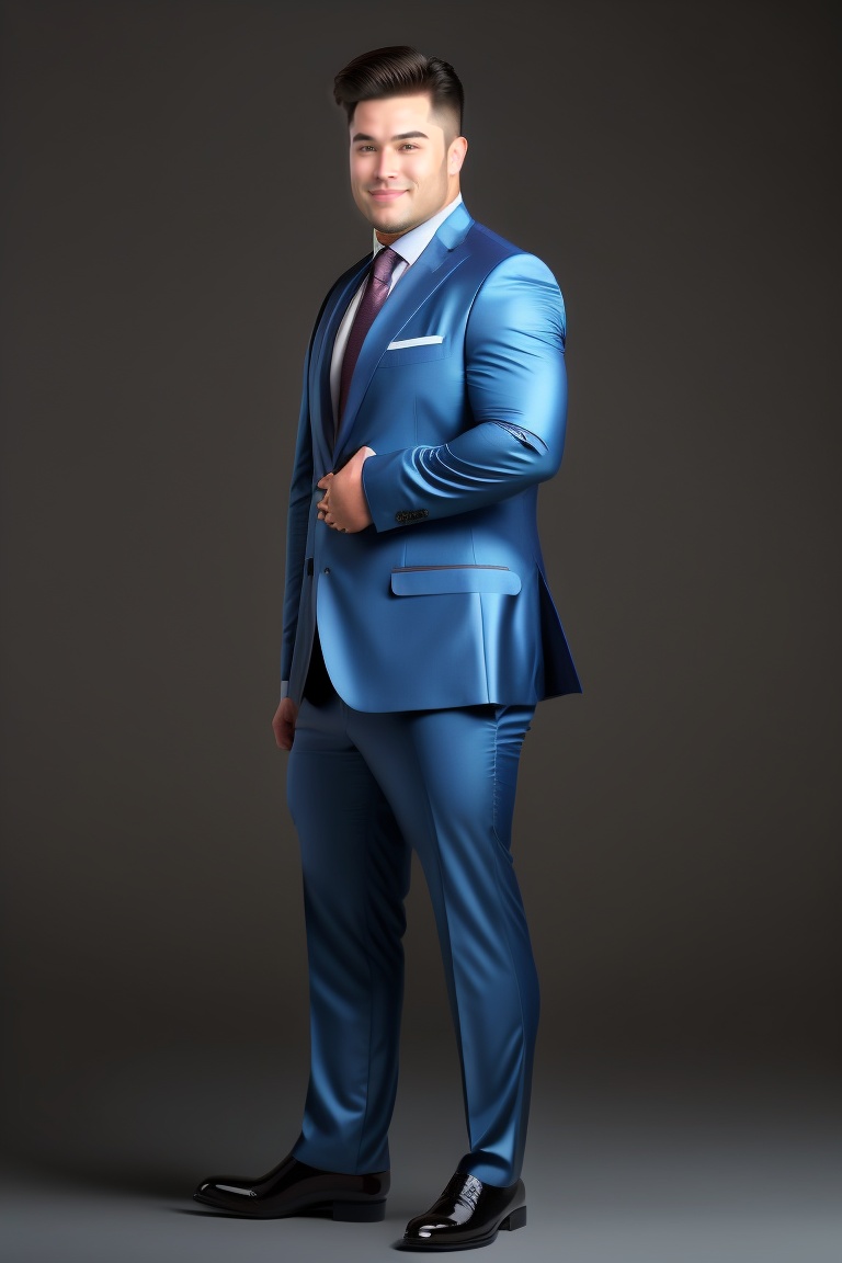 Lexica - A smart man with full body size,front face ,strate face