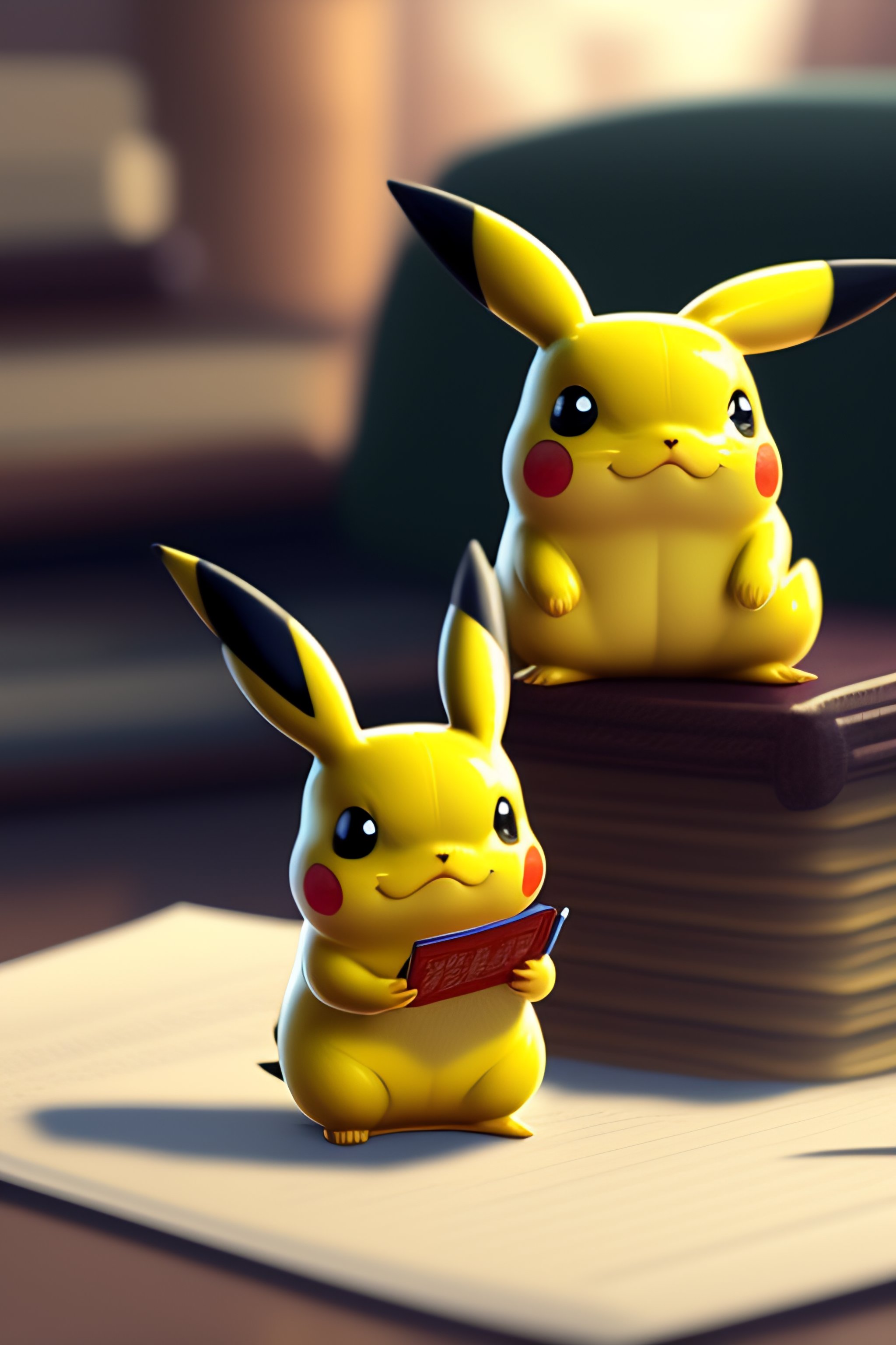 Lexica - Pikachu commiting tax fraud, paperwork, exhausted, cute ...