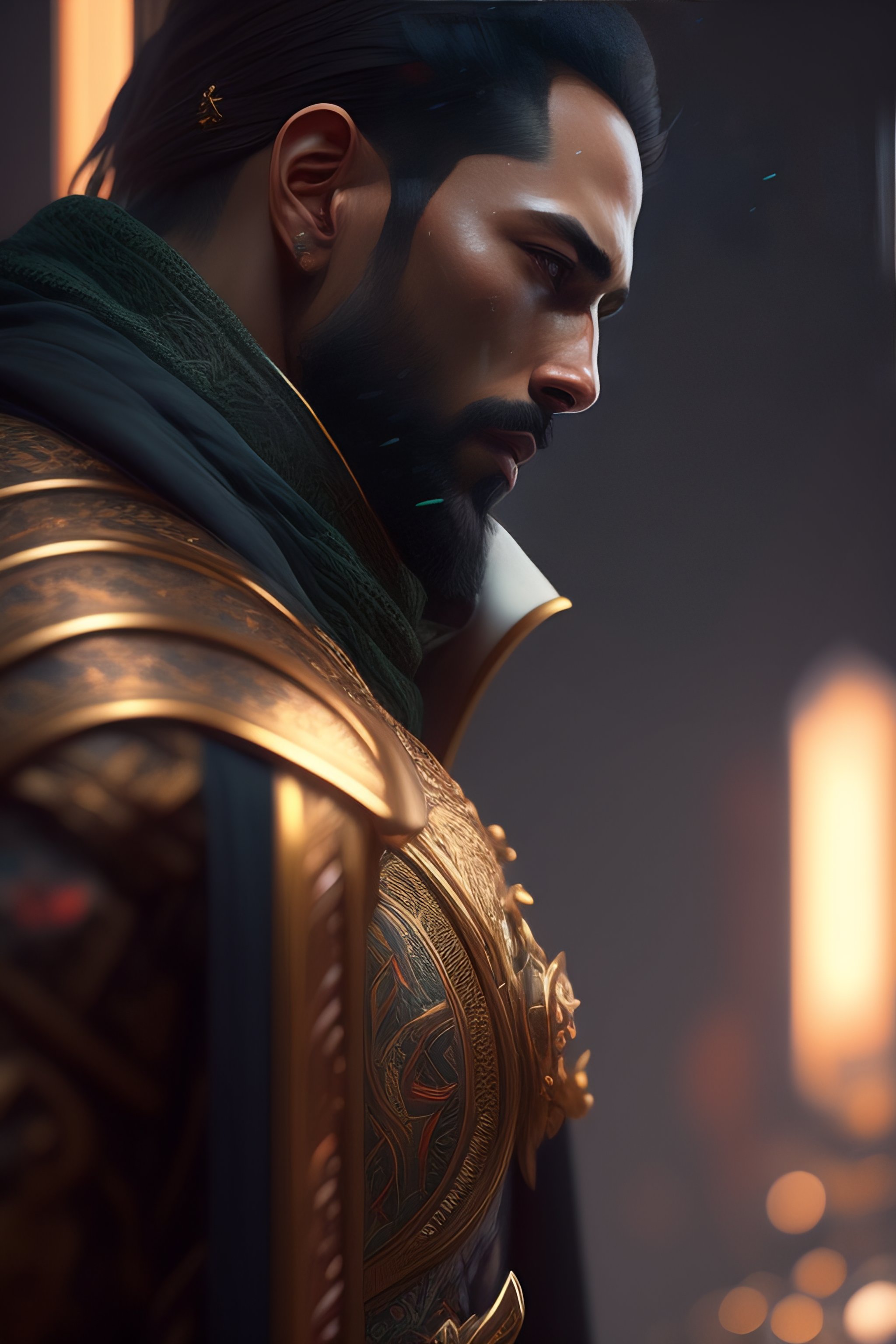 Lexica - A man, beautiful colors, trending on artstation, sharp focus, studio shot, intricate ...