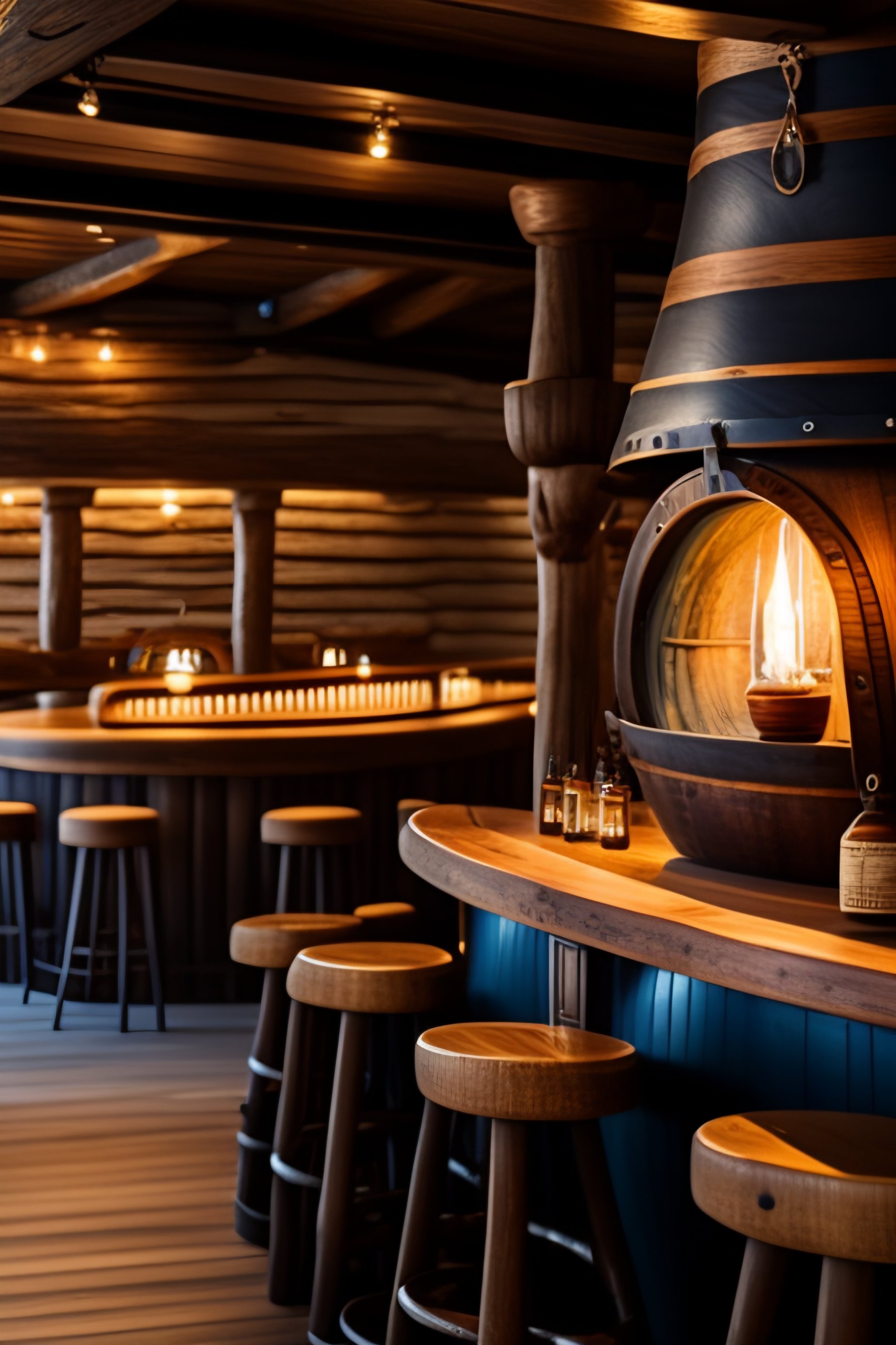 Lexica - A serene and peaceful Tavern with a nautical theme. The walls ...