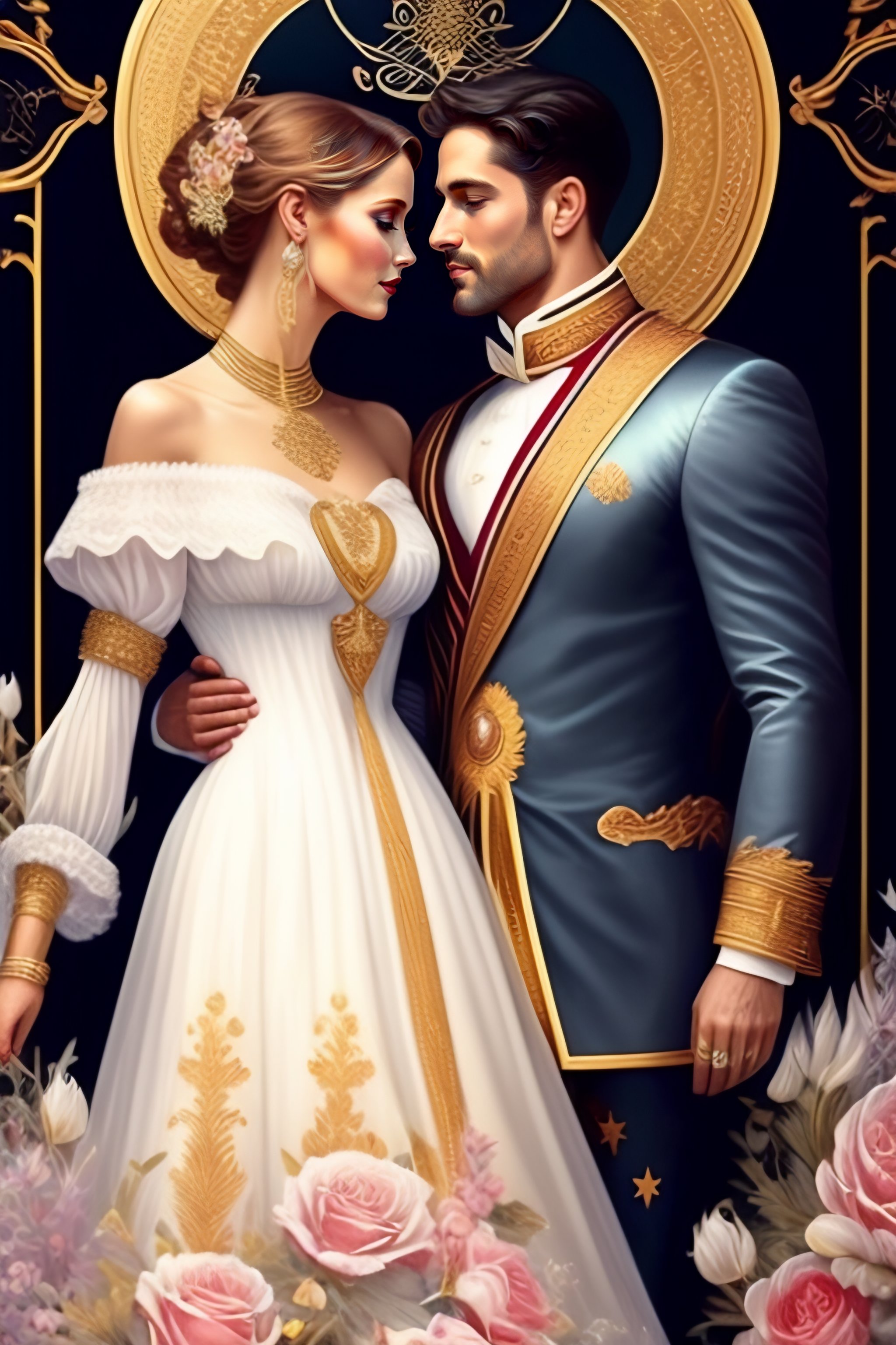 Lexica - Un couple de dieu des capricornes, mucha style, full body