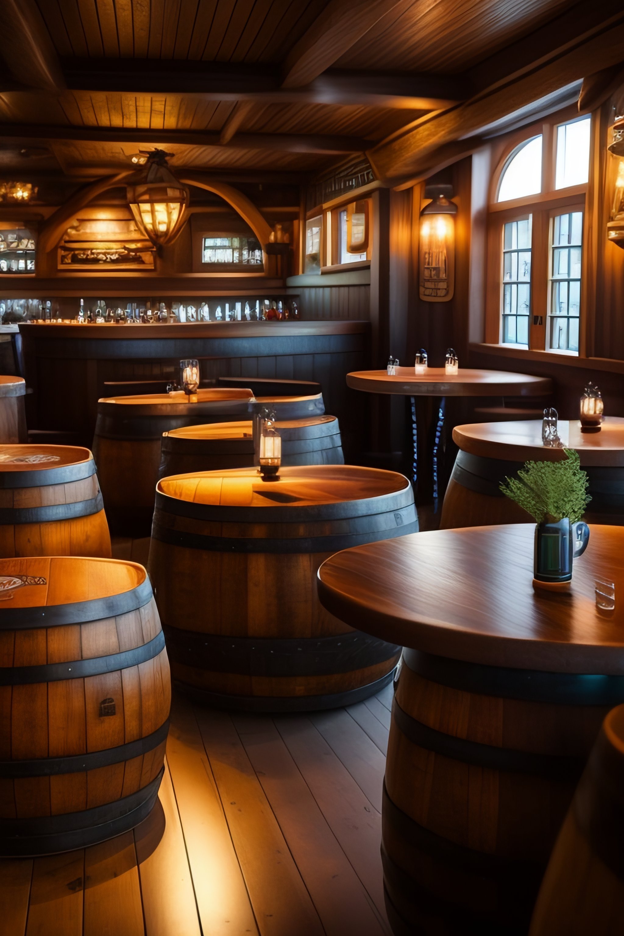 Lexica - A serene and peaceful Tavern with a nautical theme. The walls ...