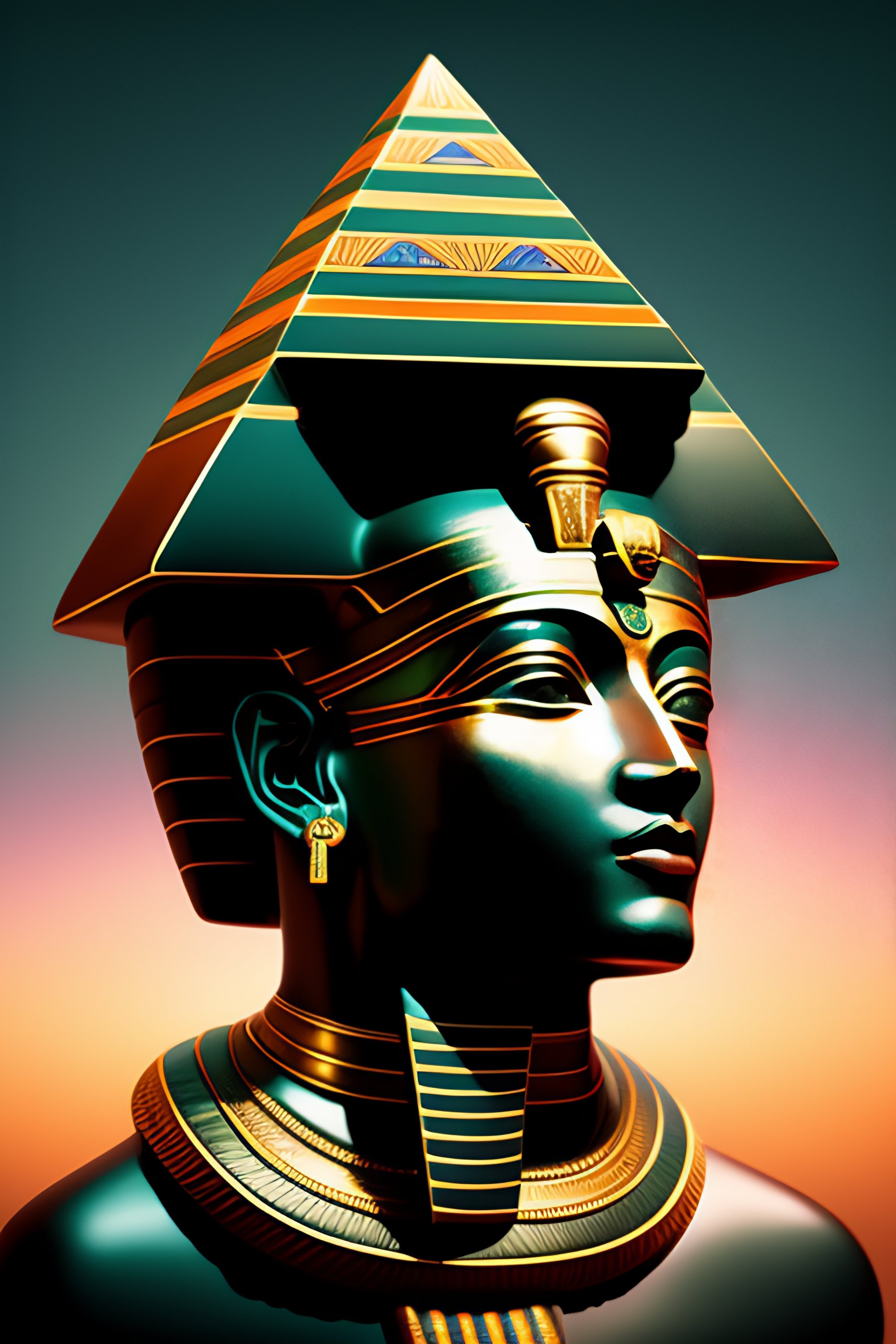Lexica - 2d geometric egyptian god head