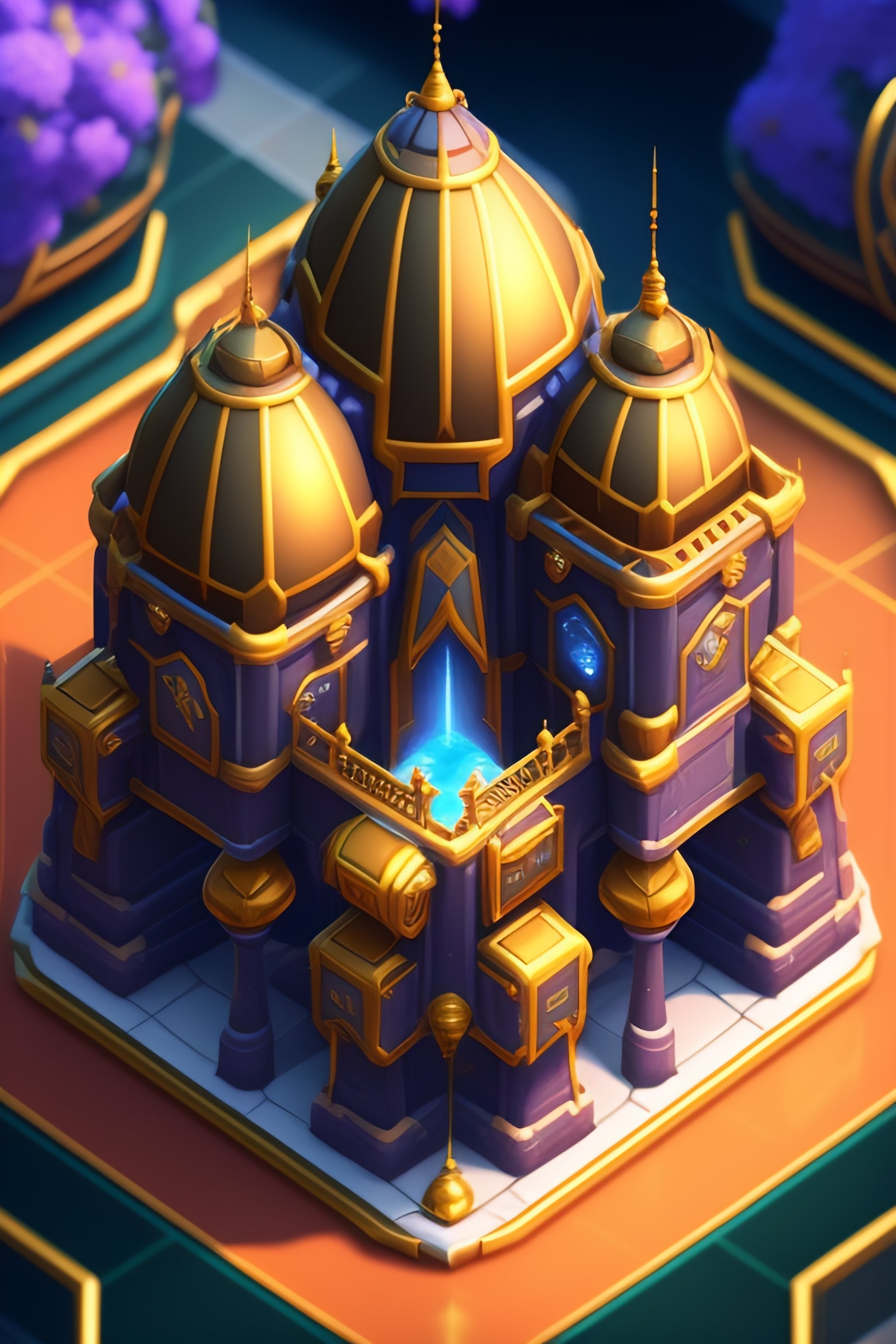 Lexica - Space ship castle by blizzard entertainment, mobile game asset ...