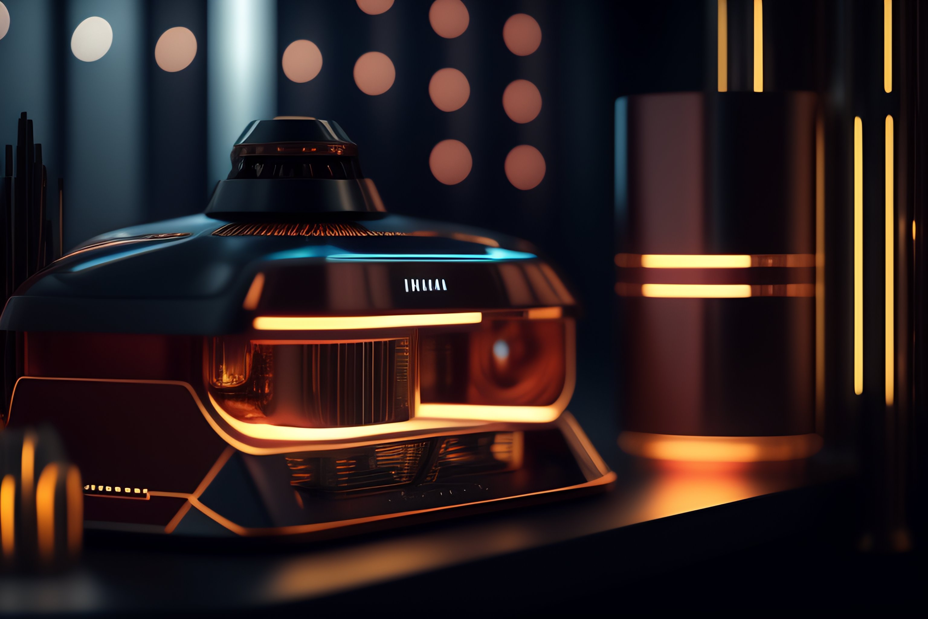 Lexica - JARVIS by Ironman, Desktop Background, Dark Background ...