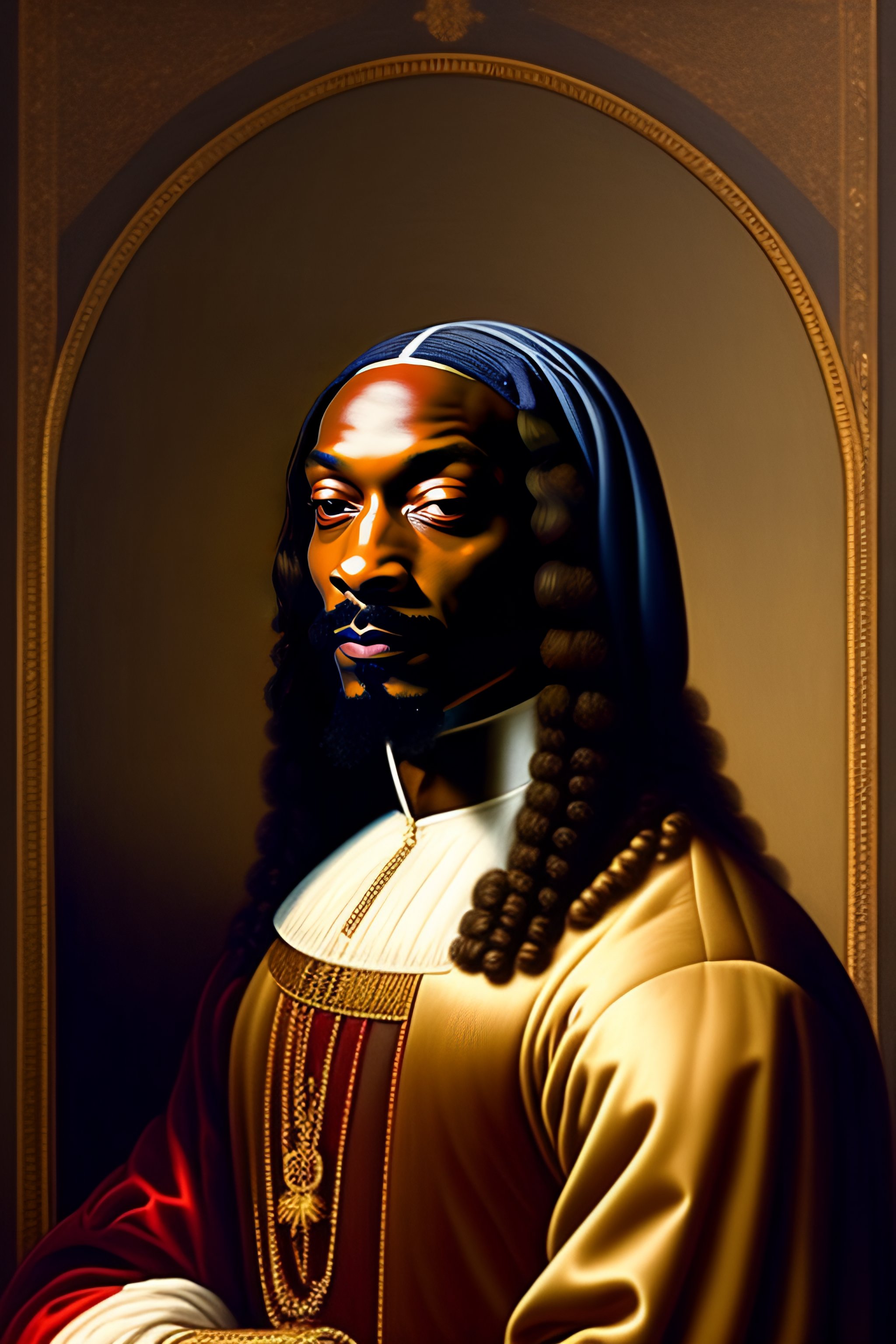 Lexica - A painting with famous rappers Snoop Dogg painted by Leonardo ...