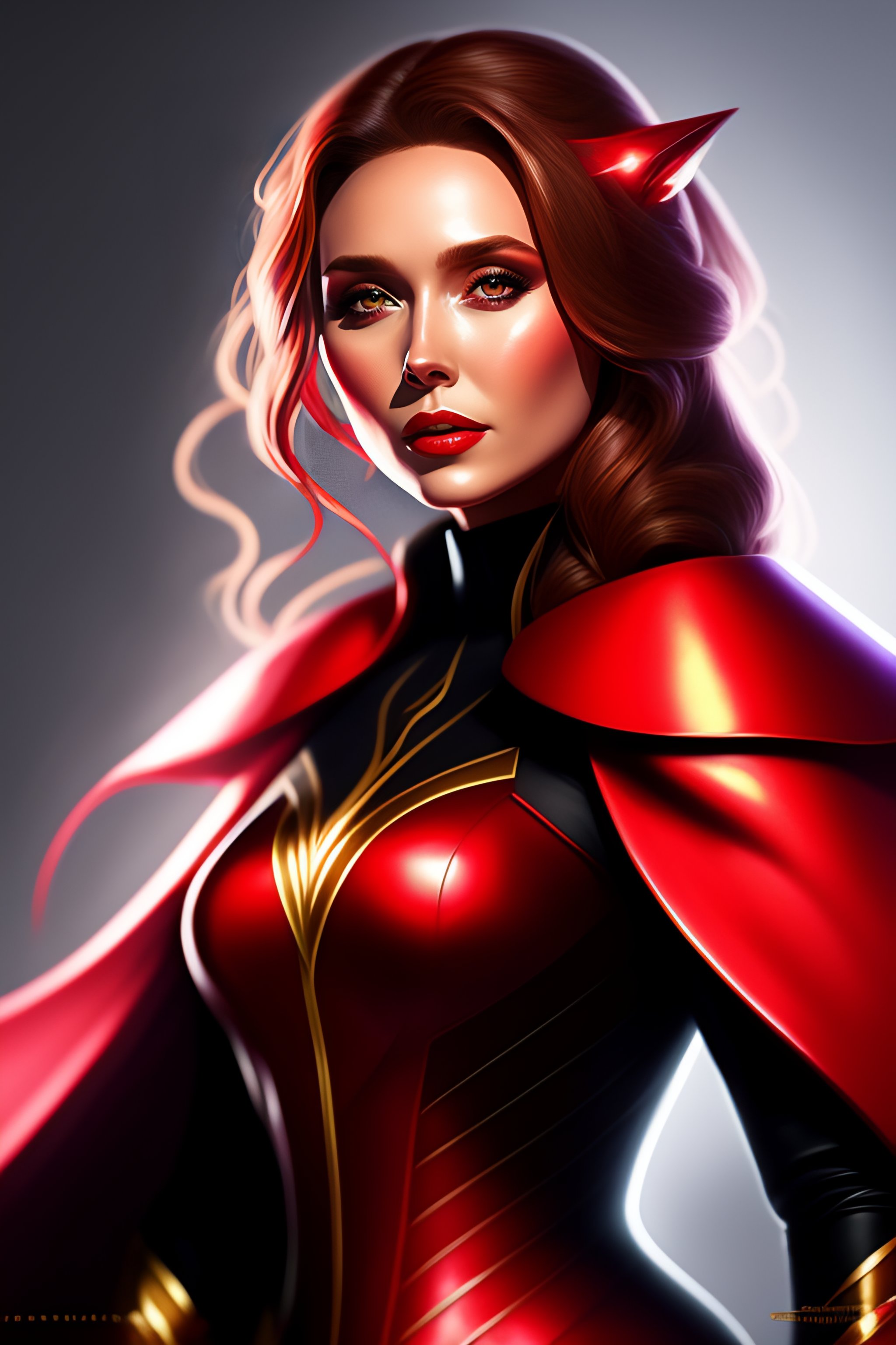 Lexica - Portrait of venom as scarlet witch, Elizabeth Olsen, dynamic ...