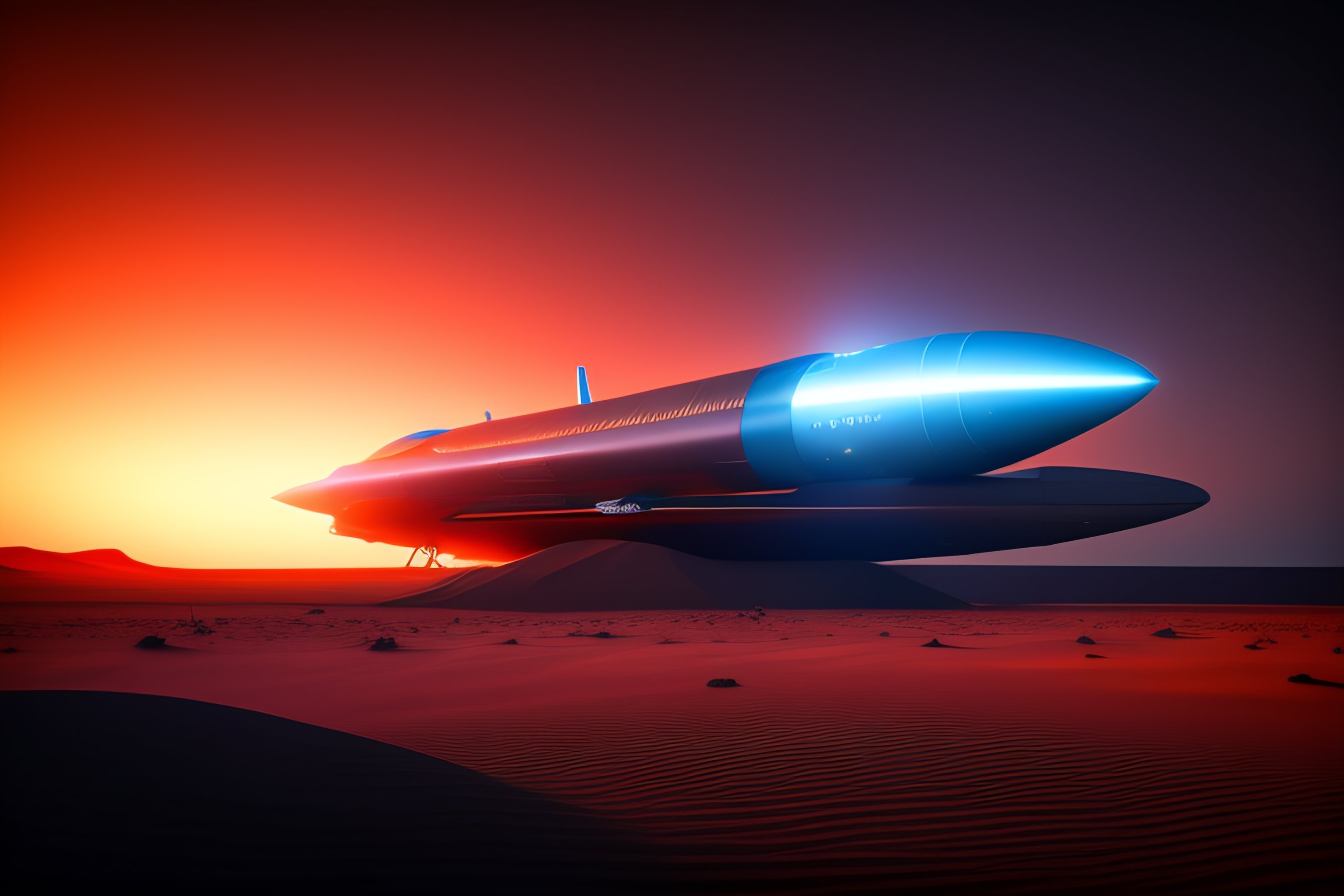 Lexica - 50mm Photograph of SpaceX starship designed by SpaceX landed ...