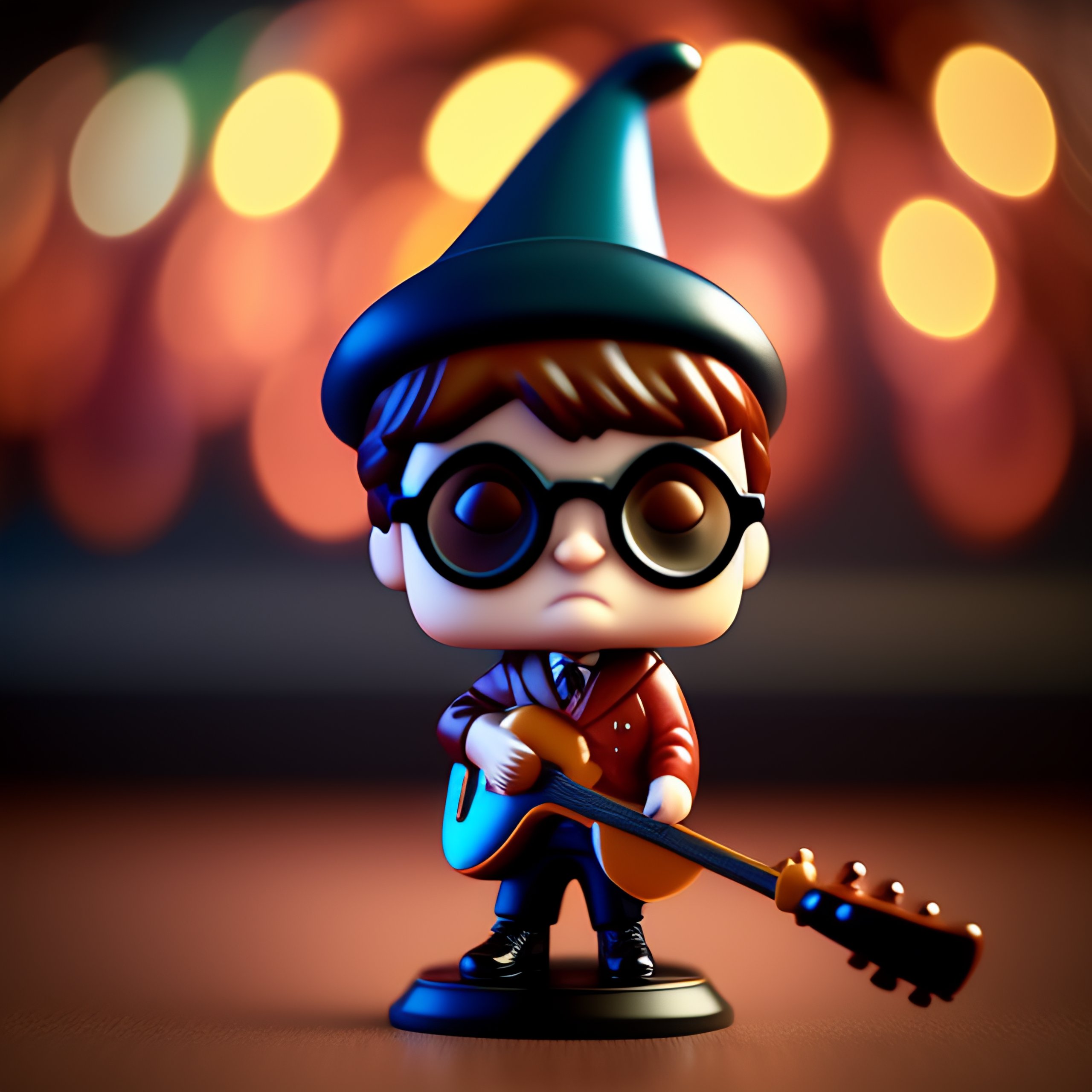 Lexica - Harry Potter wizard rocker singing on vintage microphone funko ...