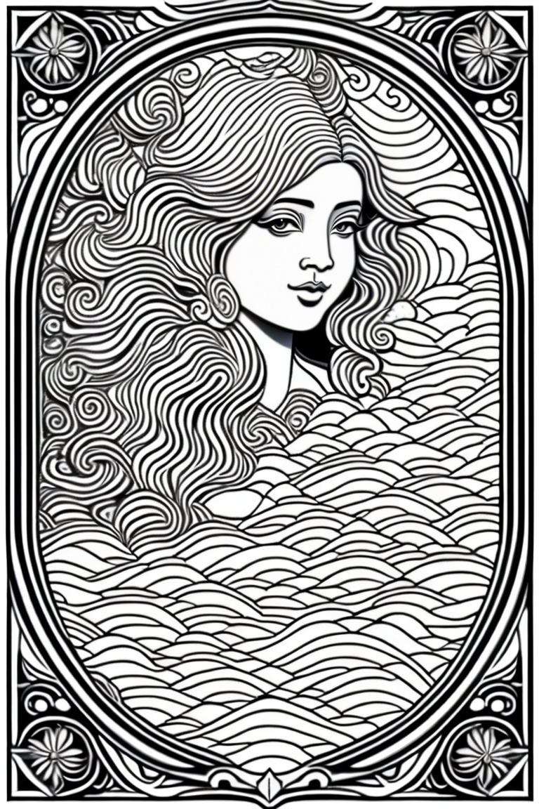 Lexica - Show Yemaya black and white, the Orisha associated with the ...