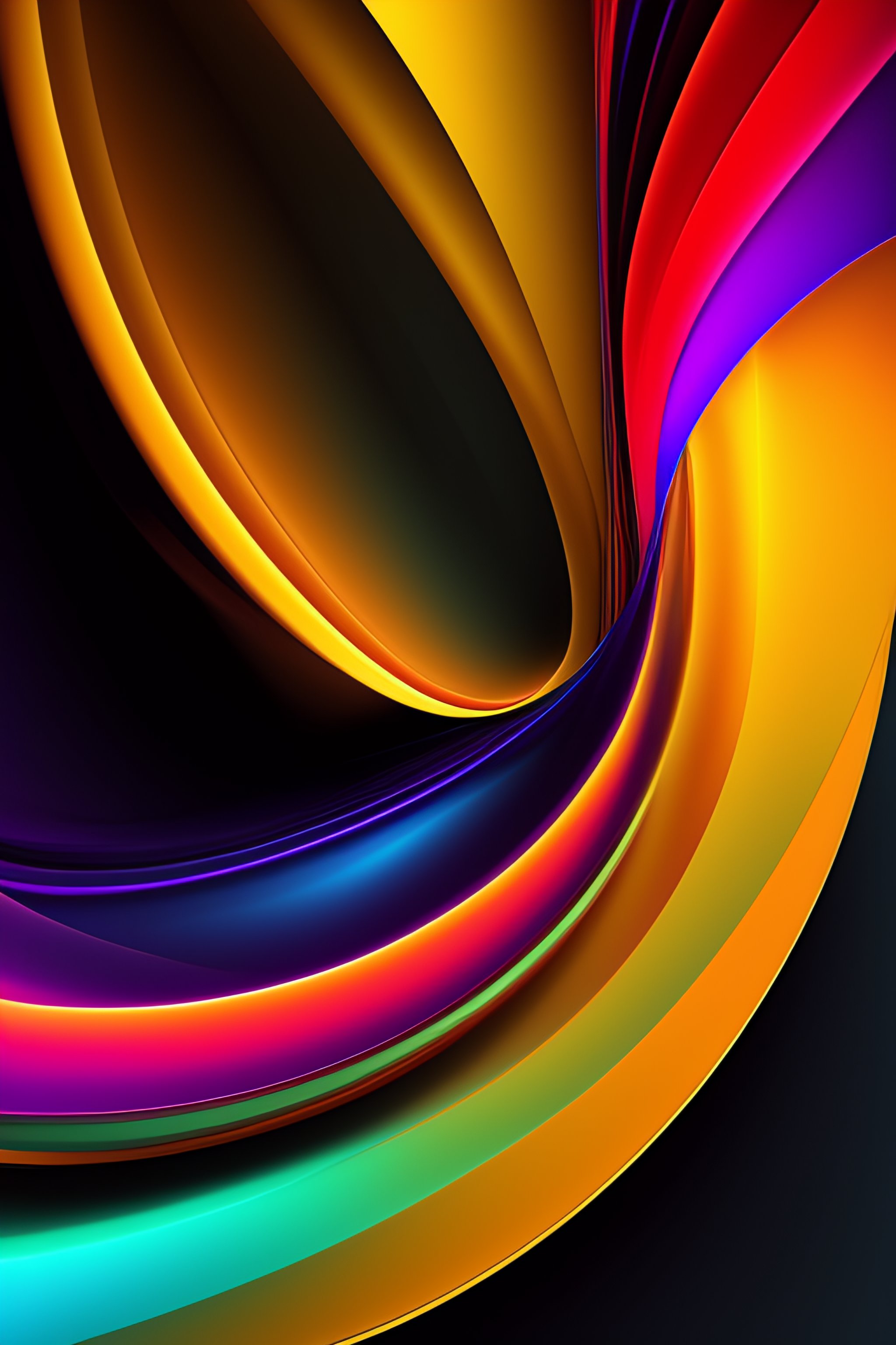 Lexica - Super cool looking abstract phone wallpaper