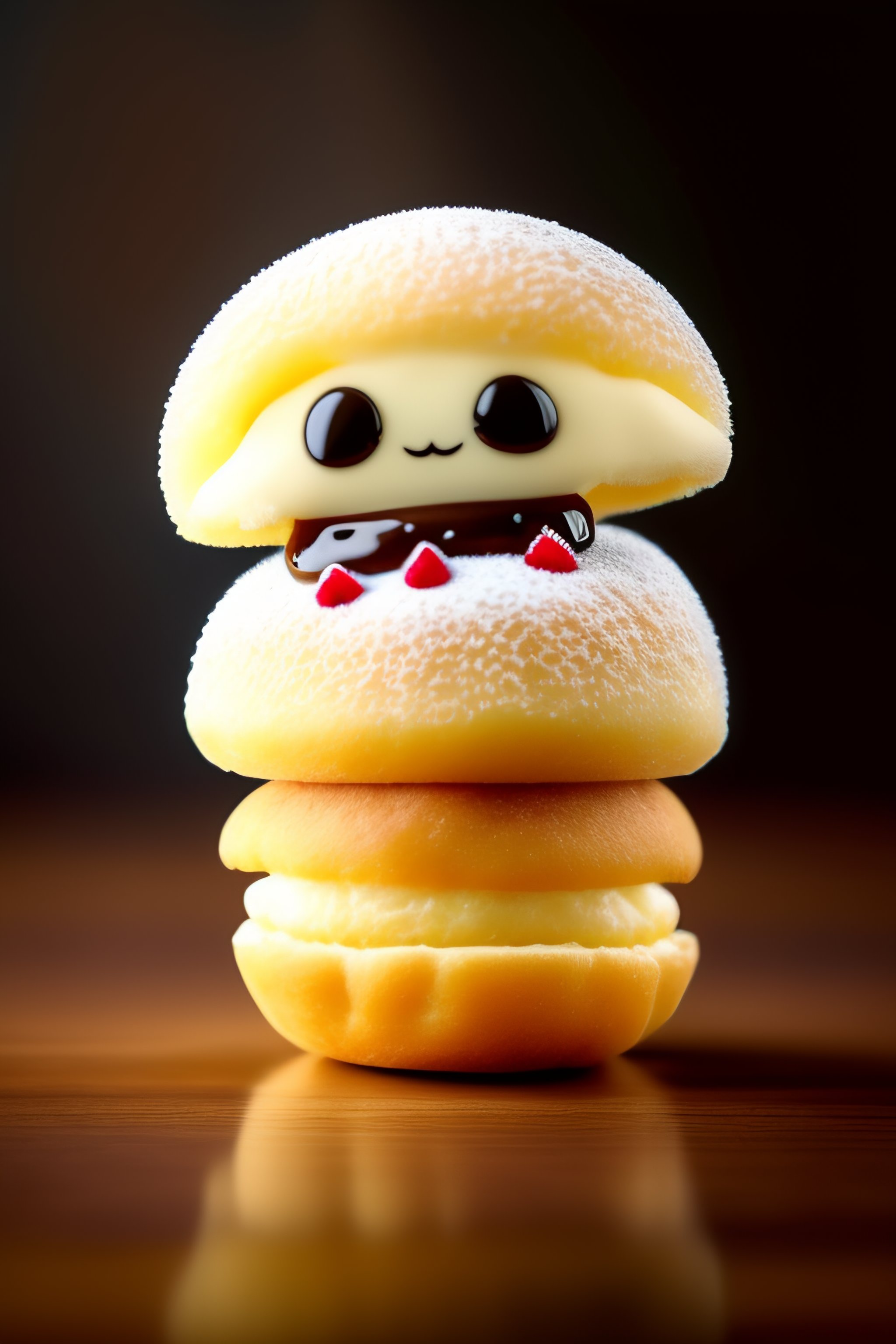 Lexica - This character is a small, round pastry with a soft and fluffy ...