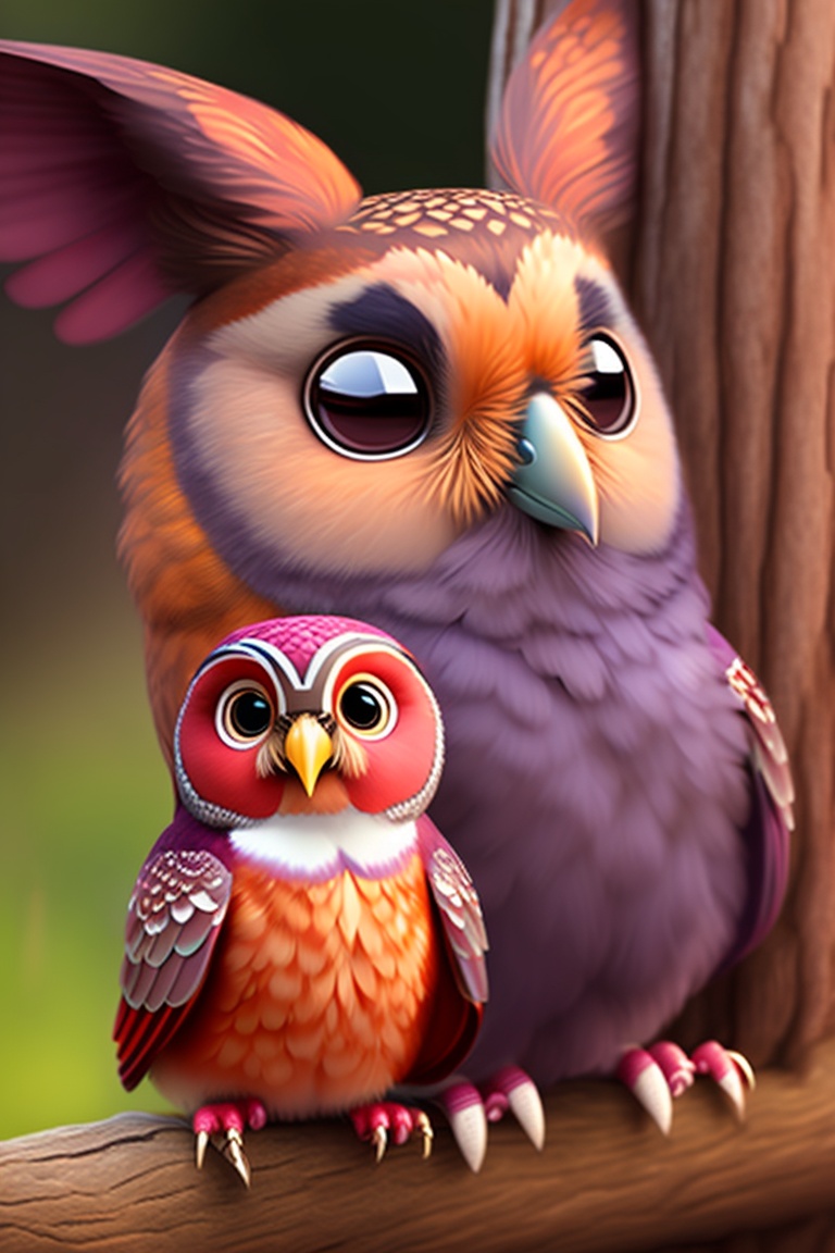 Lexica - Rabbit whose name is Ruby and Owl whose name is oliver: Ruby ...