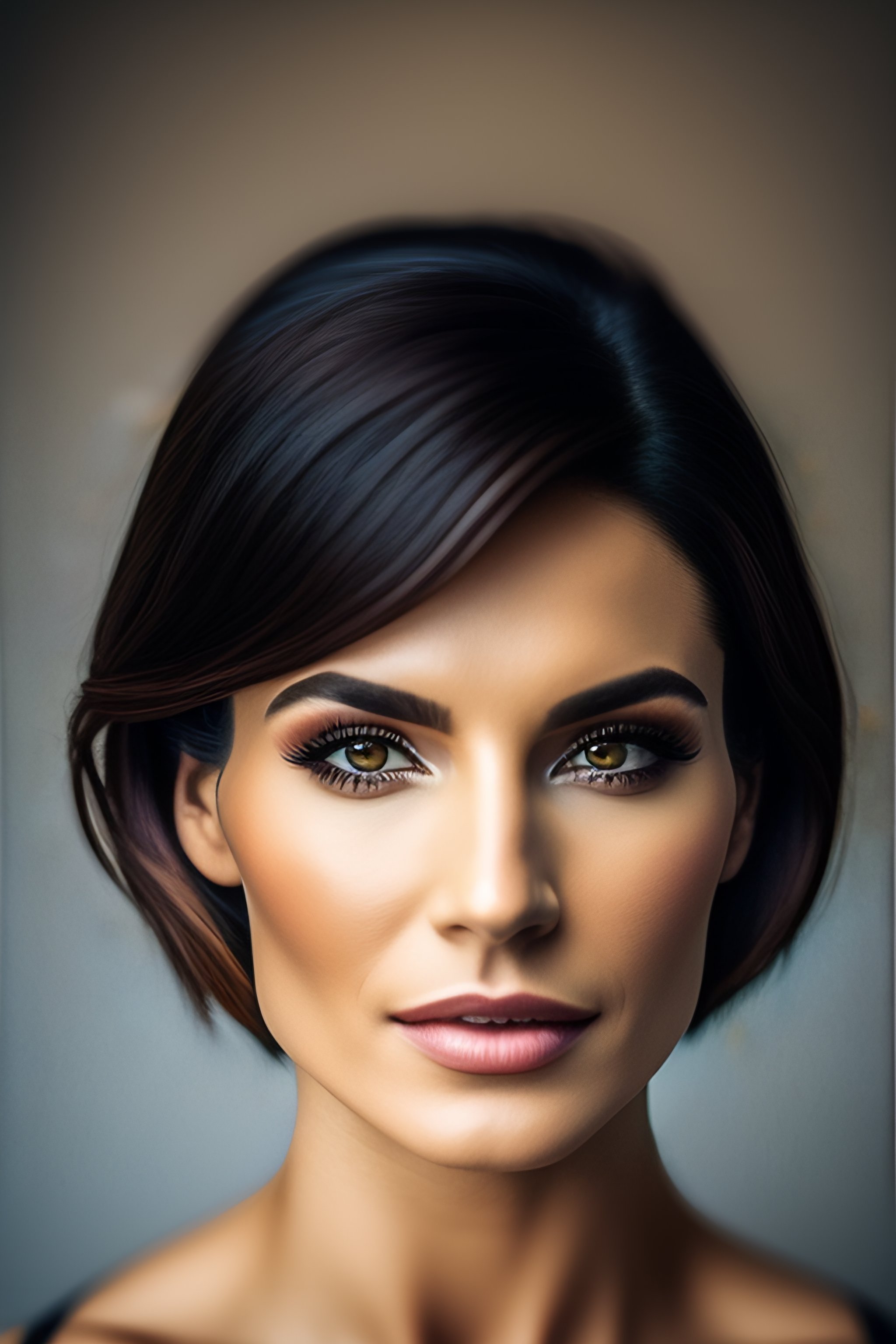 Lexica - Small nose, small nose, Business woman, long shot, straight ...