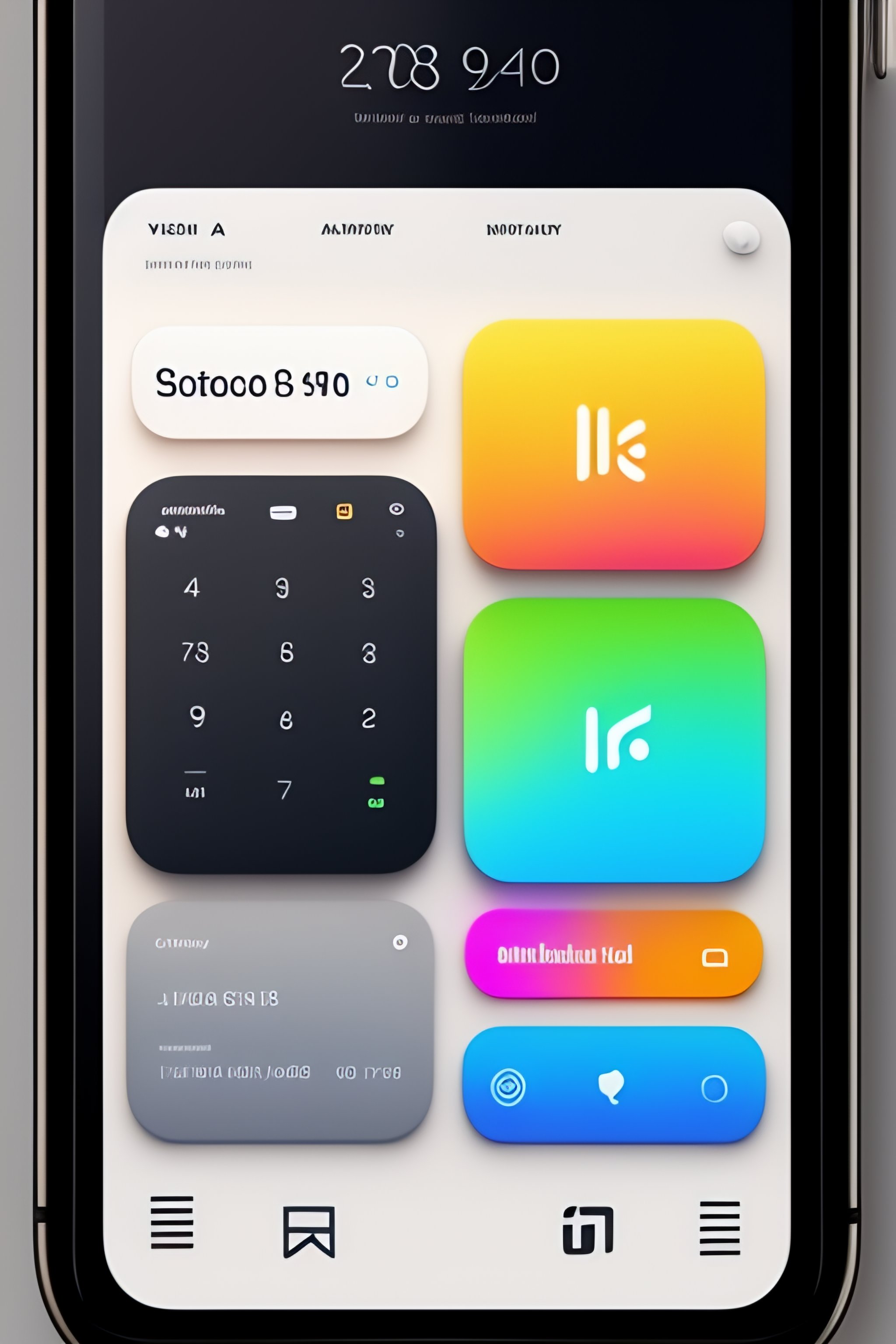 Lexica - Appstore screenshot of an AI start up designed by Dieter Rams