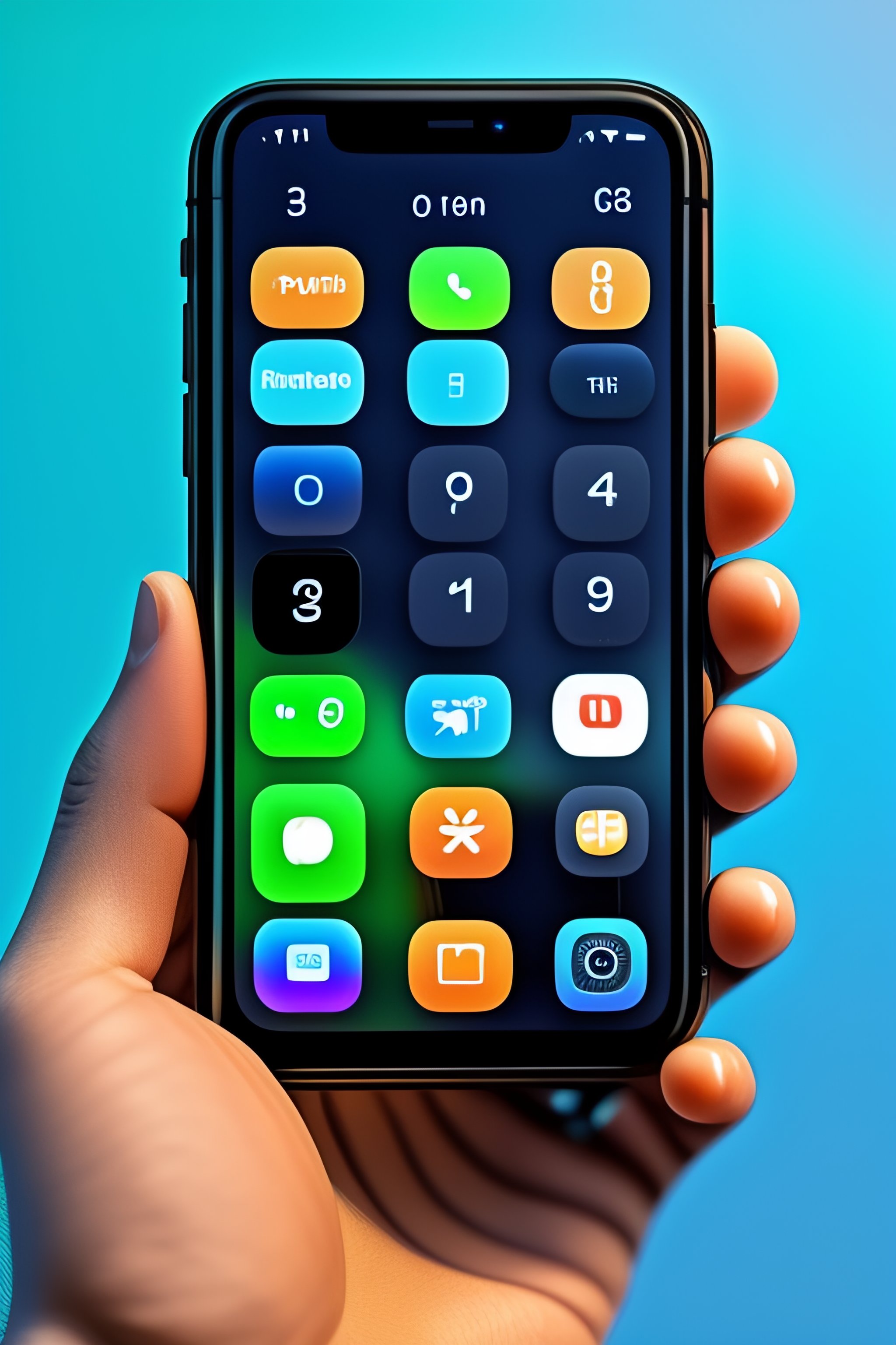 Lexica - Realistic looking ios appstore screenshots of a calculator app ...