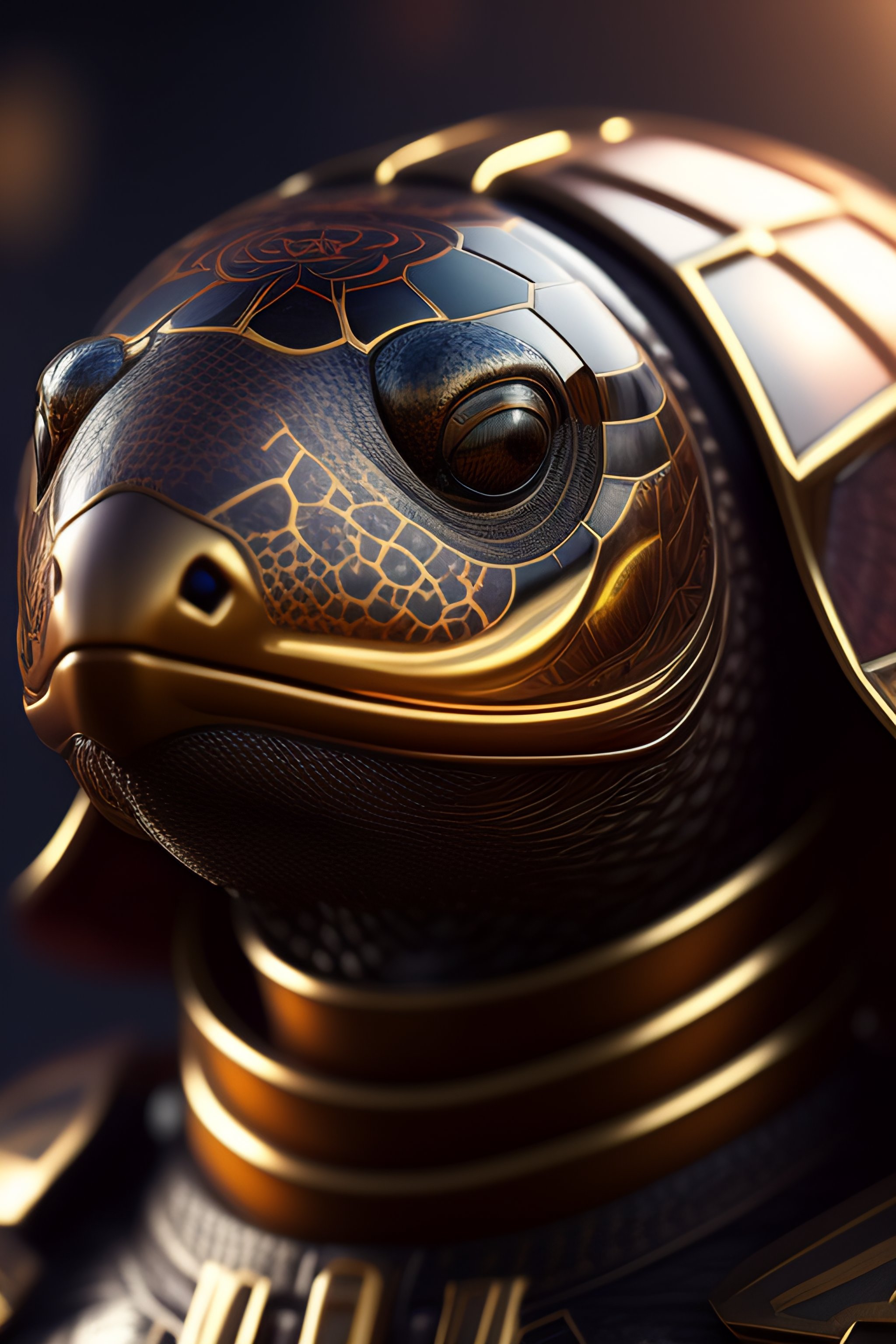 Lexica - Portrait of a mole a spiritual full body Tortoise, sunburst ...