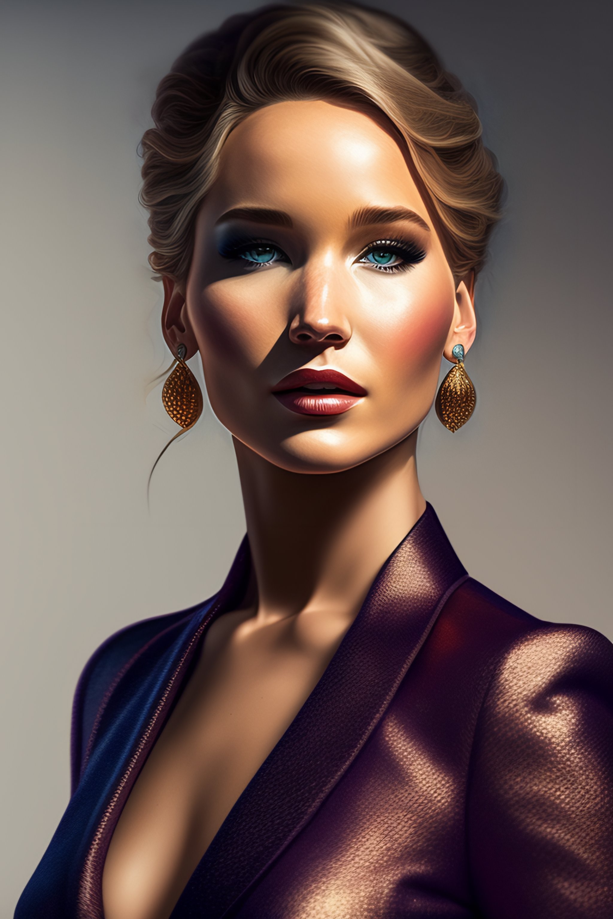 Lexica - Full length body photo of a Jennifer Lawrence in the style of ...