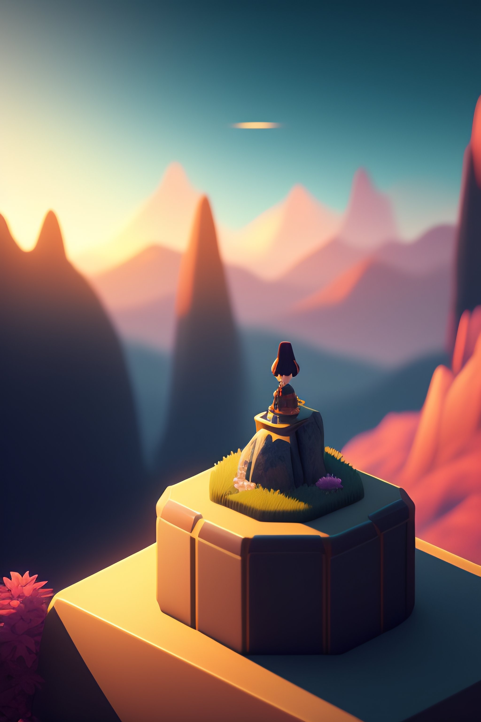 Lexica - Isometric game asset on a plinth, diorama, fantasy, shop ...