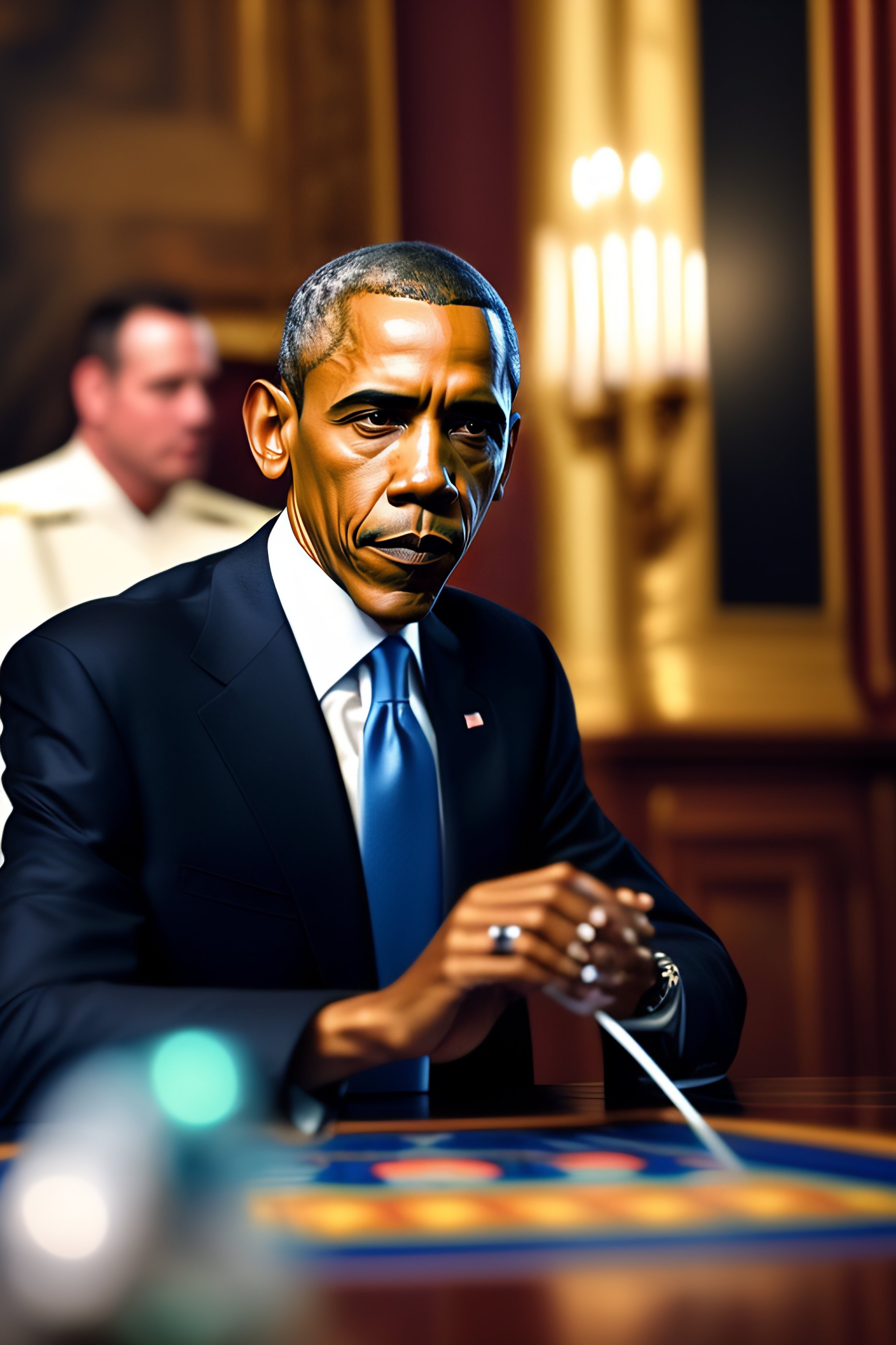 Lexica - Obama playing Magic The Gathering