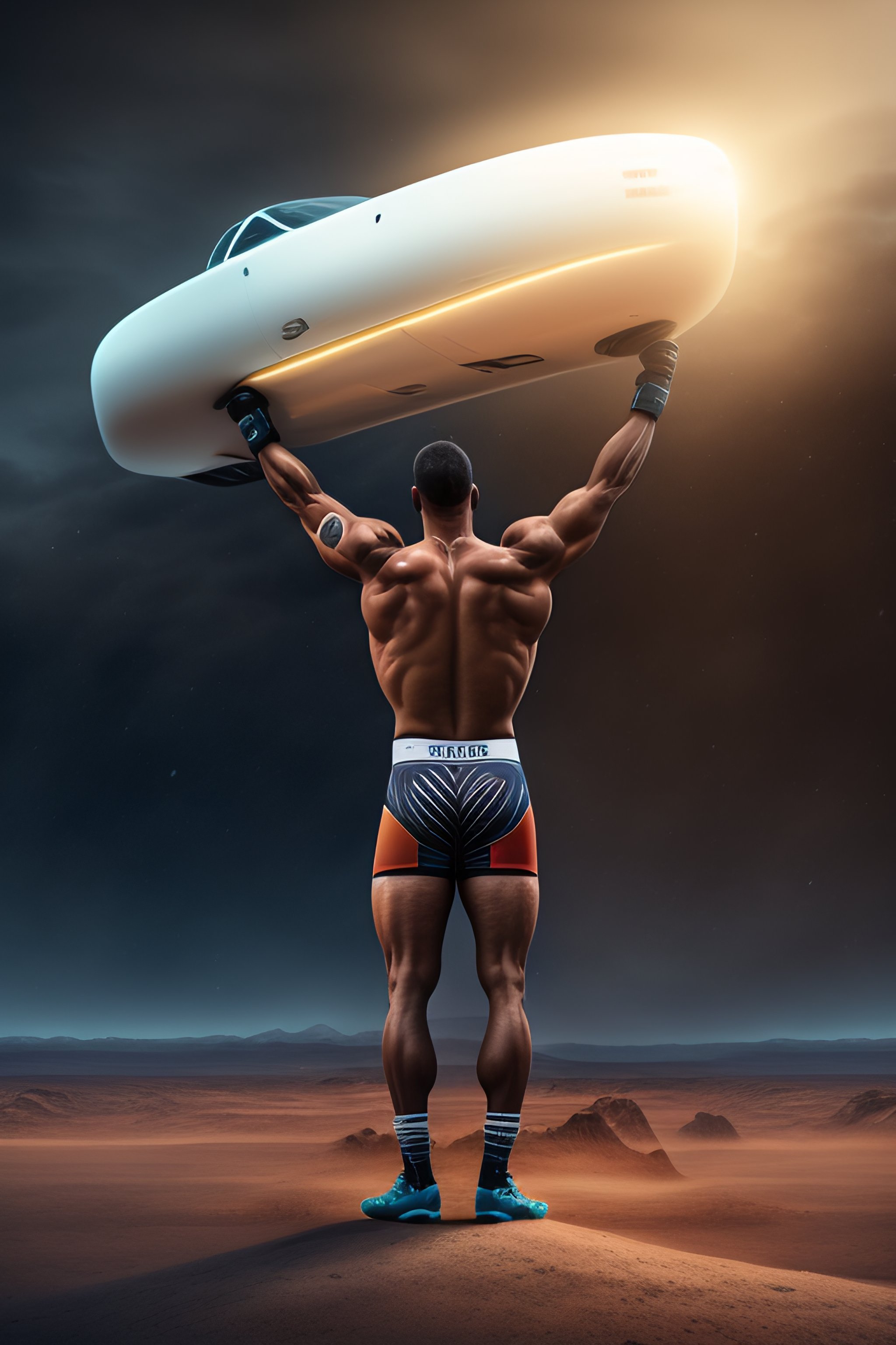 Lexica - A human with 4 arms