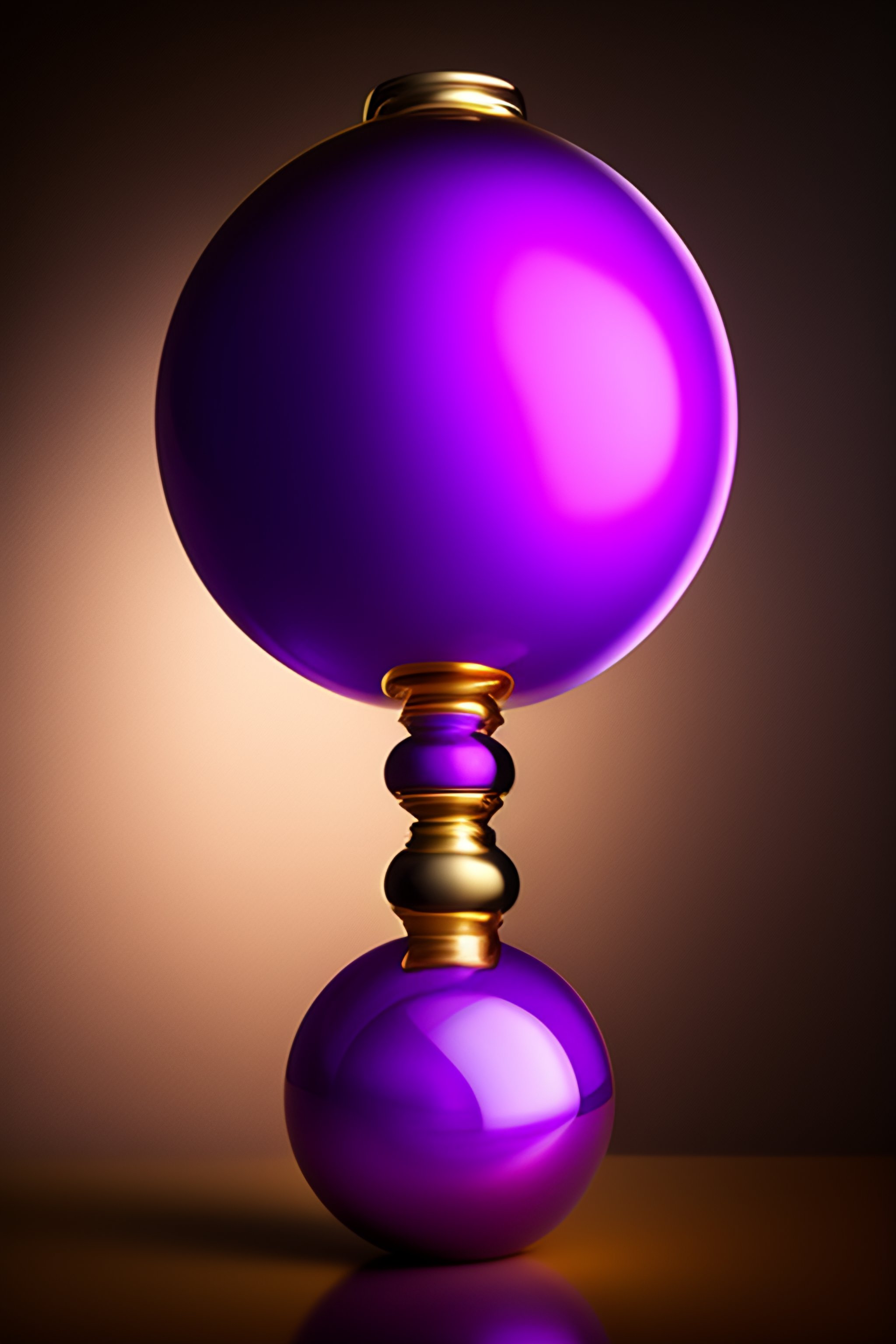 Lexica - Purple spirit ball on staff