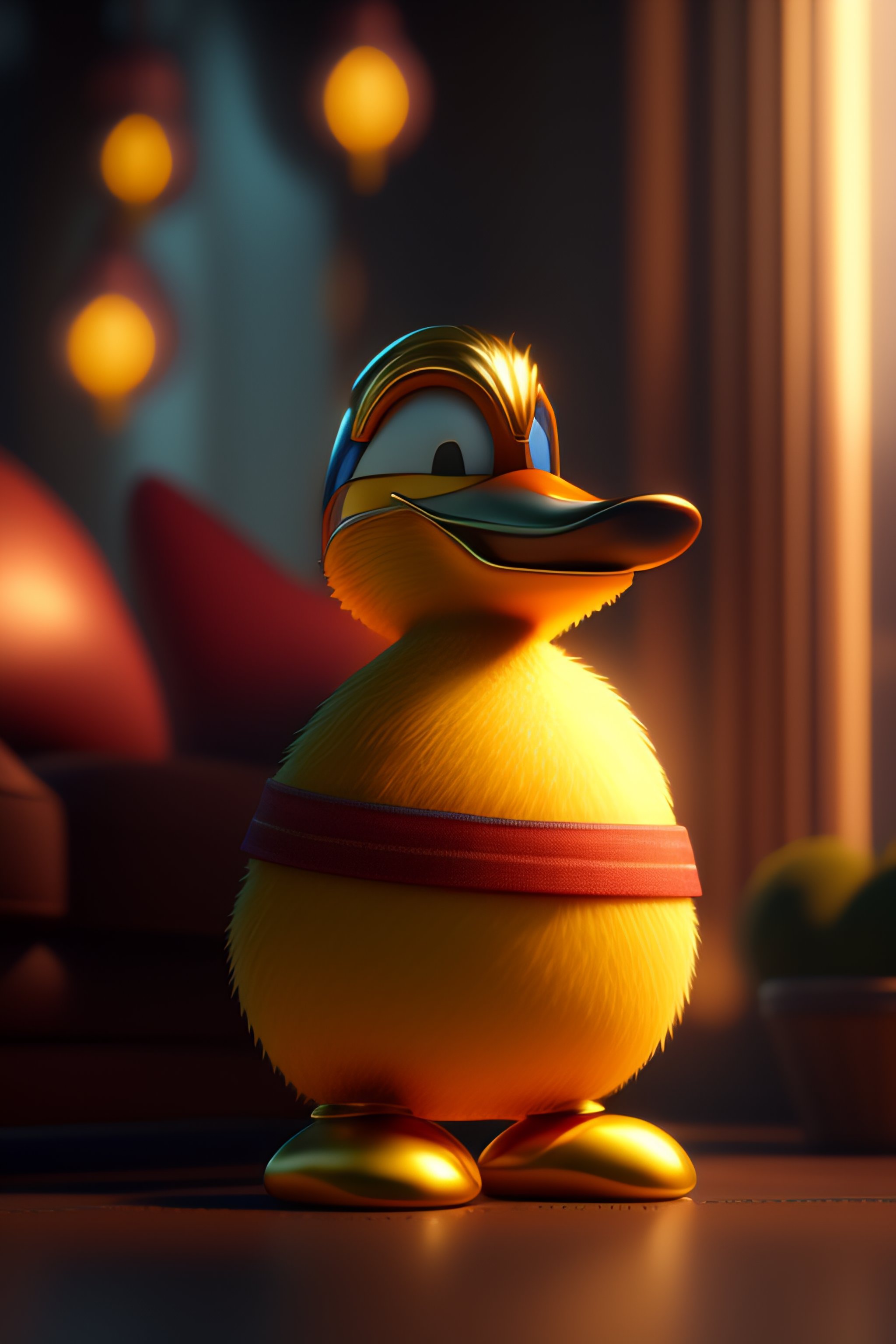 Lexica - Donald duck rich money gold ,unreal engine, cozy indoor ...
