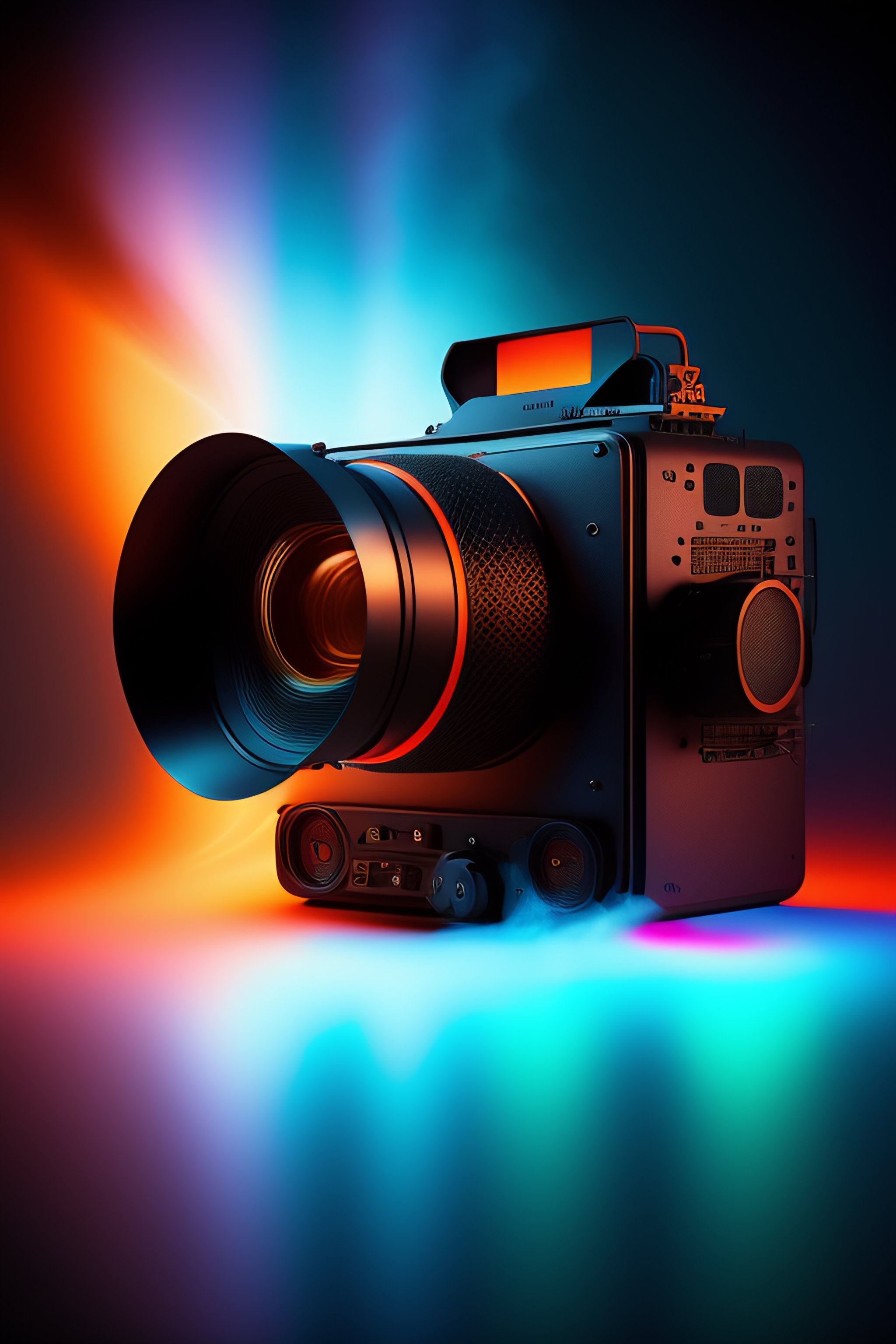 Lexica - Hyper realistic image of a Arri Alexa cinema camera surrounded ...