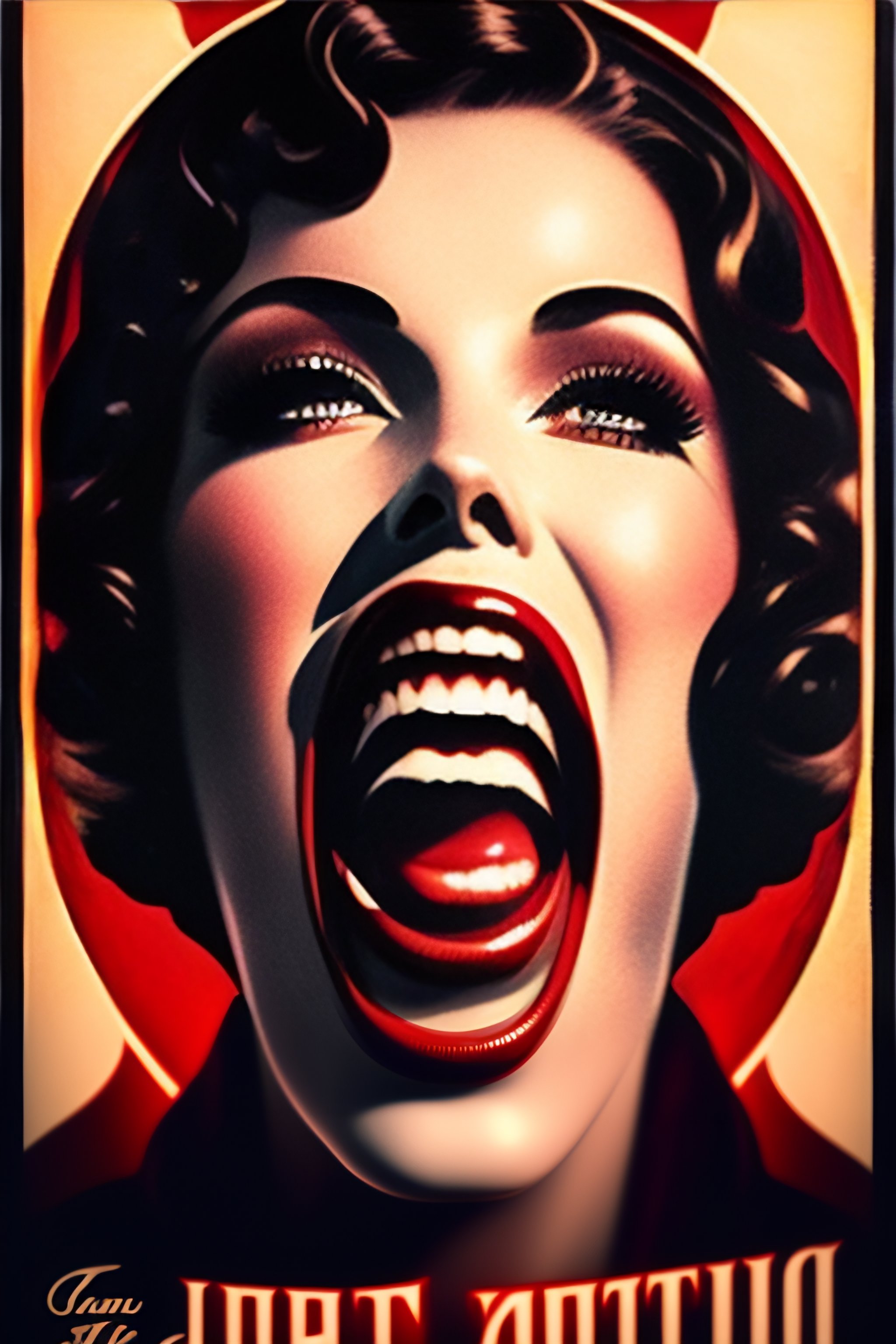 Lexica - Picture of a mouth, beautiful Vampire fangs out of mouth ...