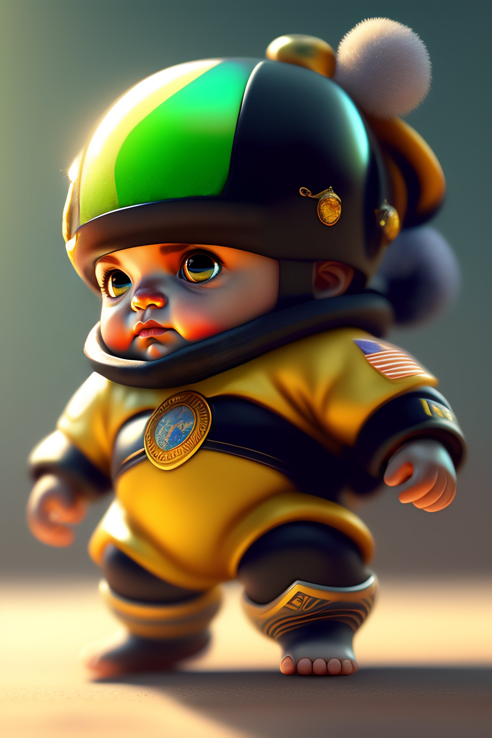 Lexica - Baby pele brazil, moonwalker, render, rembrandt, cgsociety ...