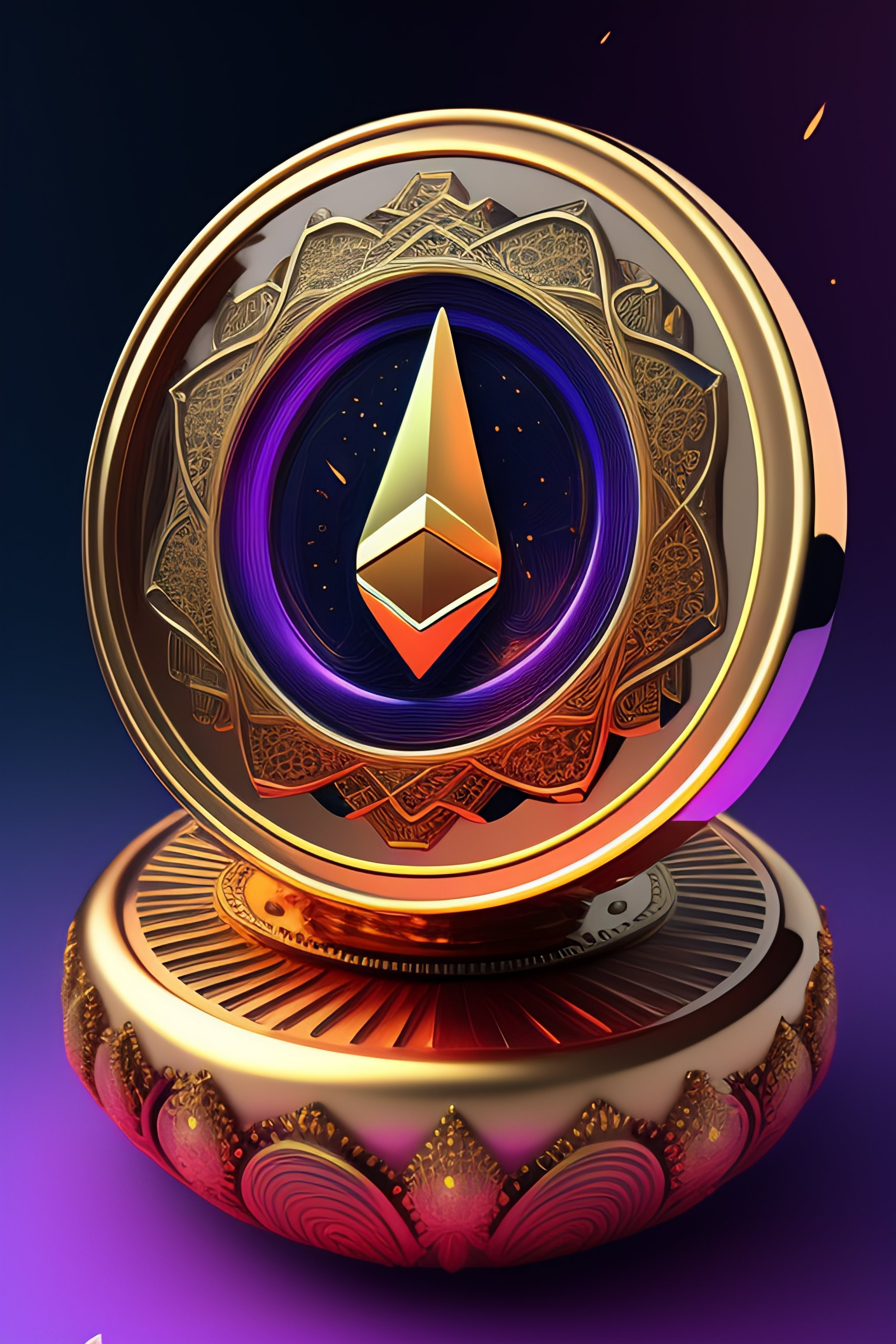 Lexica - Ultra detailed scifi design of Ethereum in a generative 3D ...