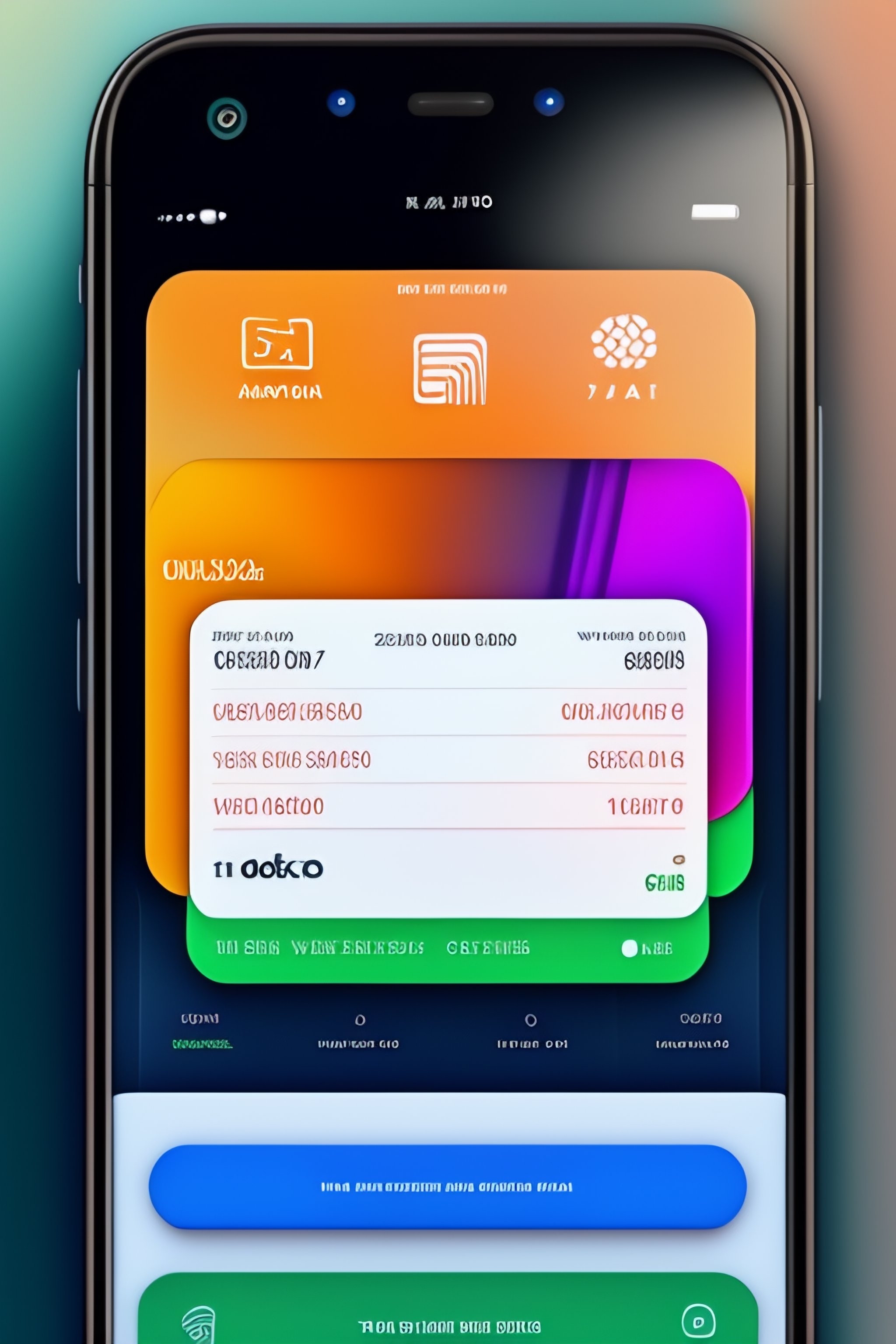 Lexica - Screen shot of a digital wallet app on iOS