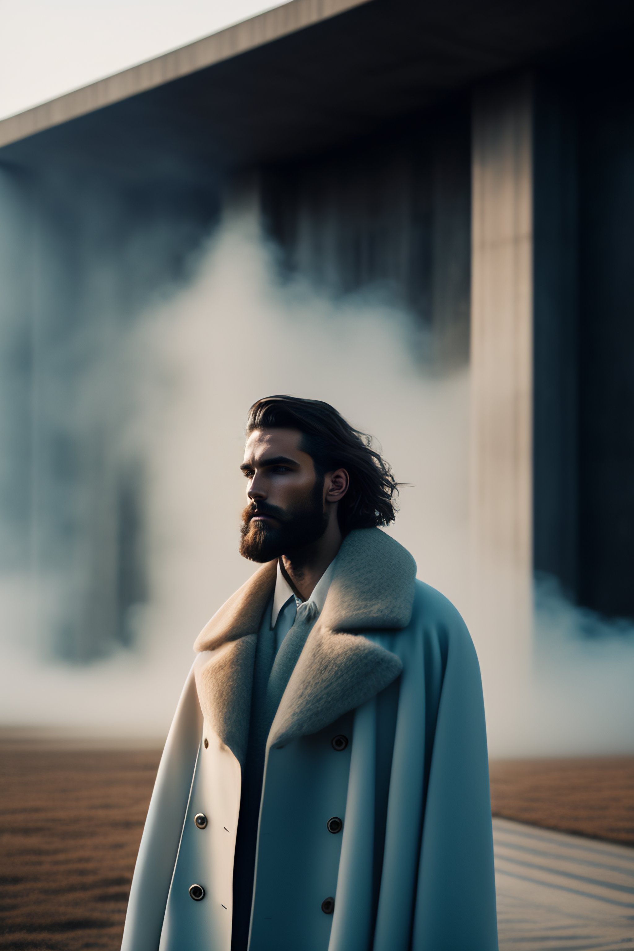 Lexica - Portrait of giant rat with a bushy beard, ethereal dreamy ...