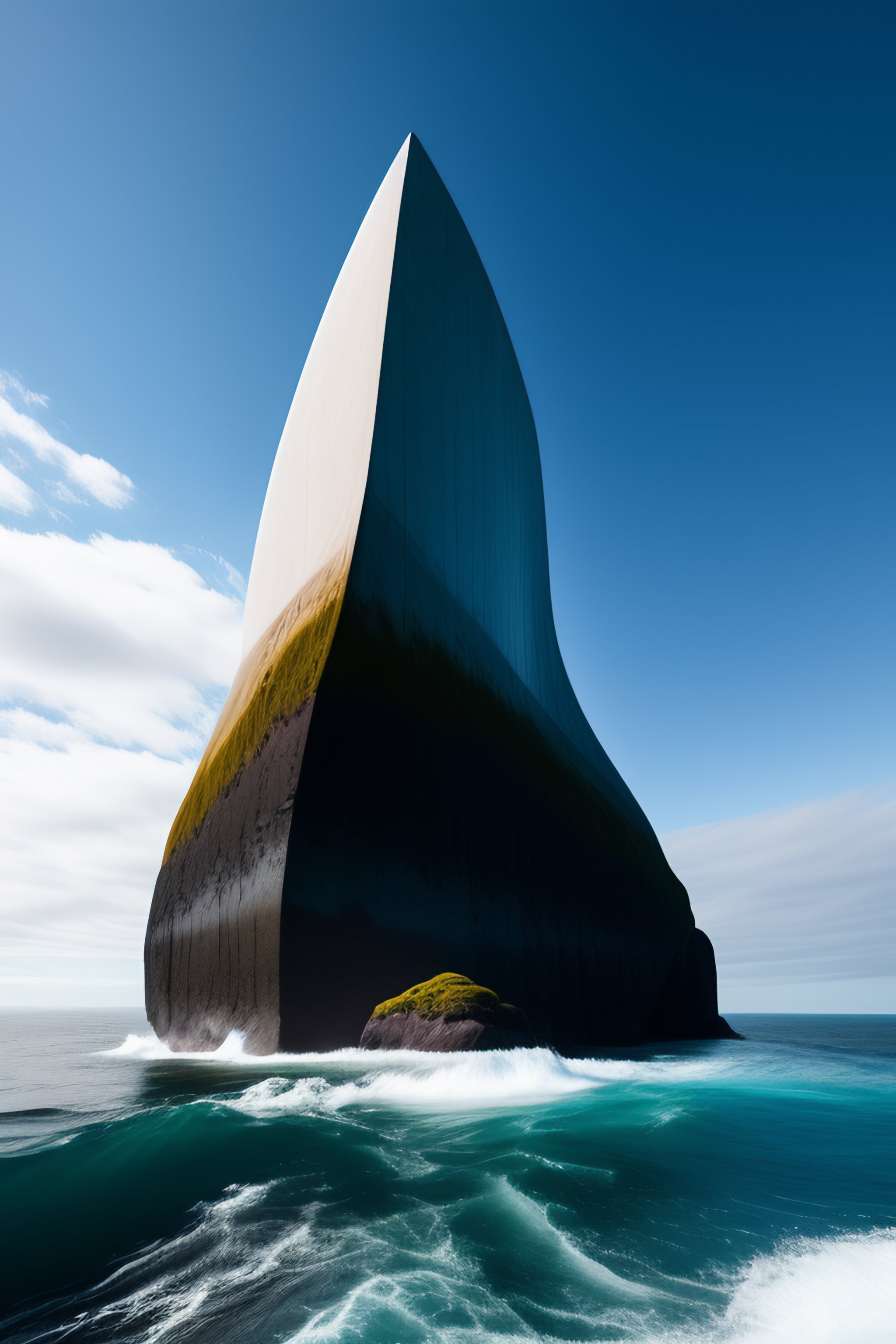 Lexica - A gigantic irregoular stone floating 20 meters high above the ...