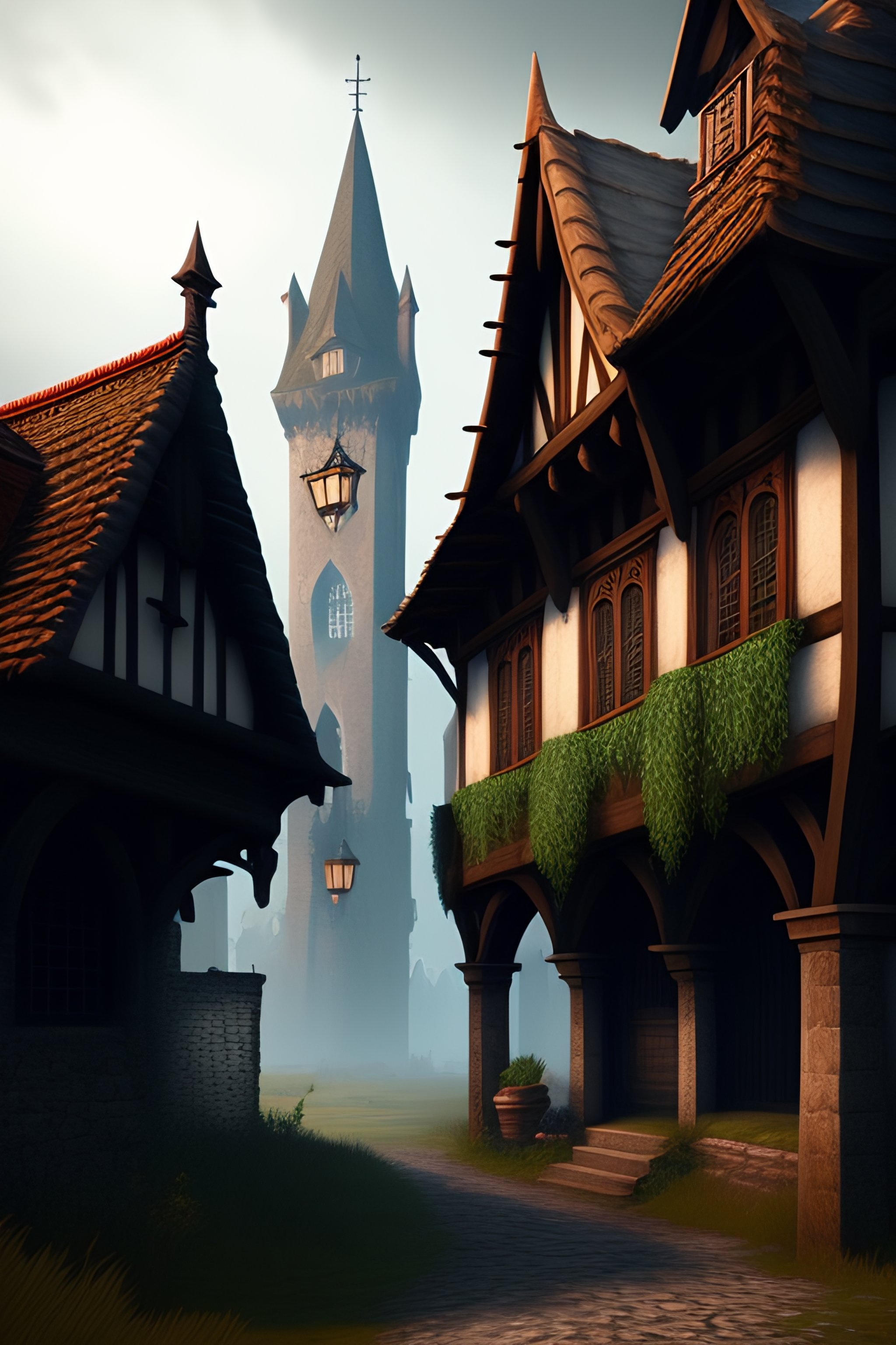 Lexica - Old medieval town gothic dark decay