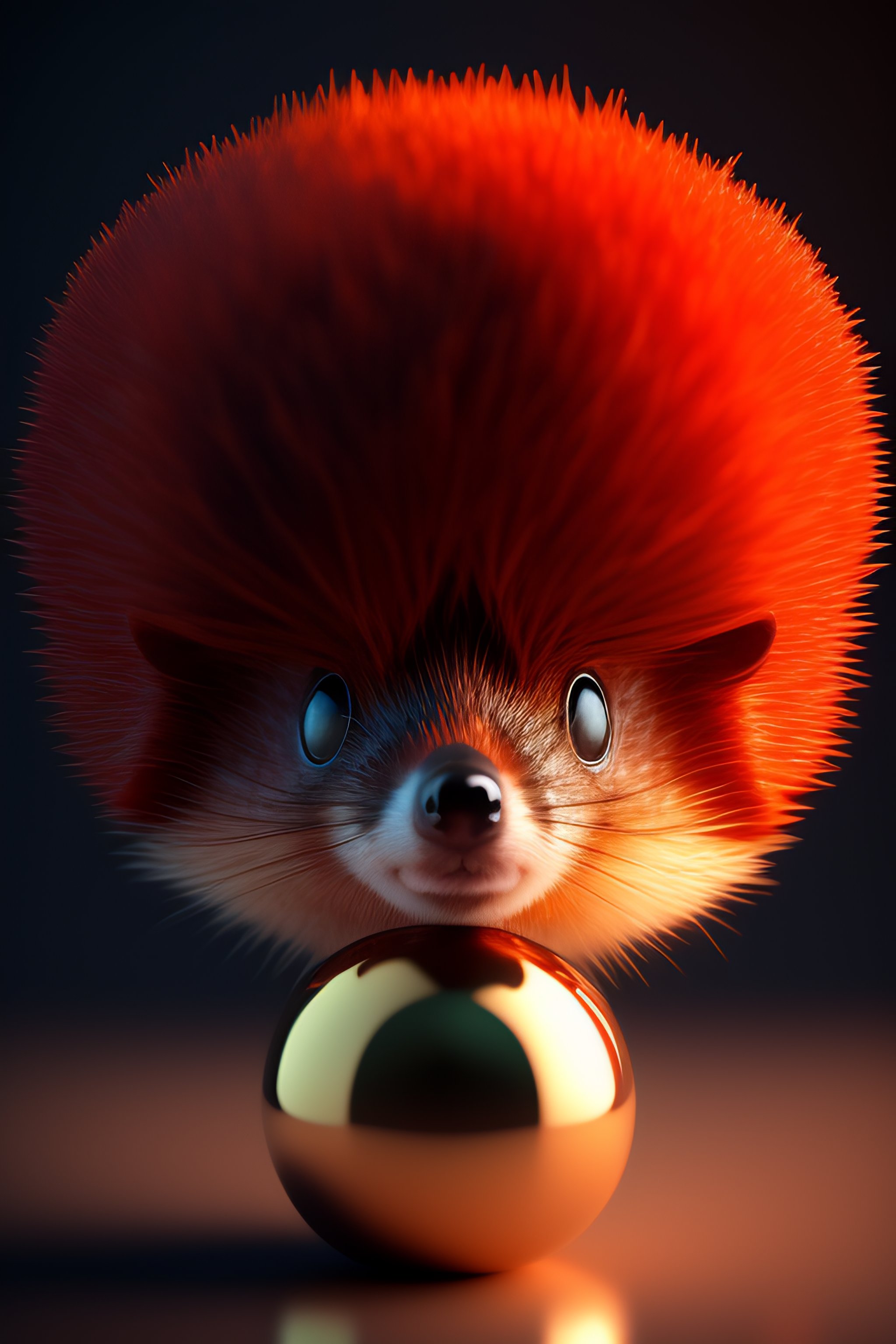 Lexica - The neural network draws itself,unreal engine red - haired ...