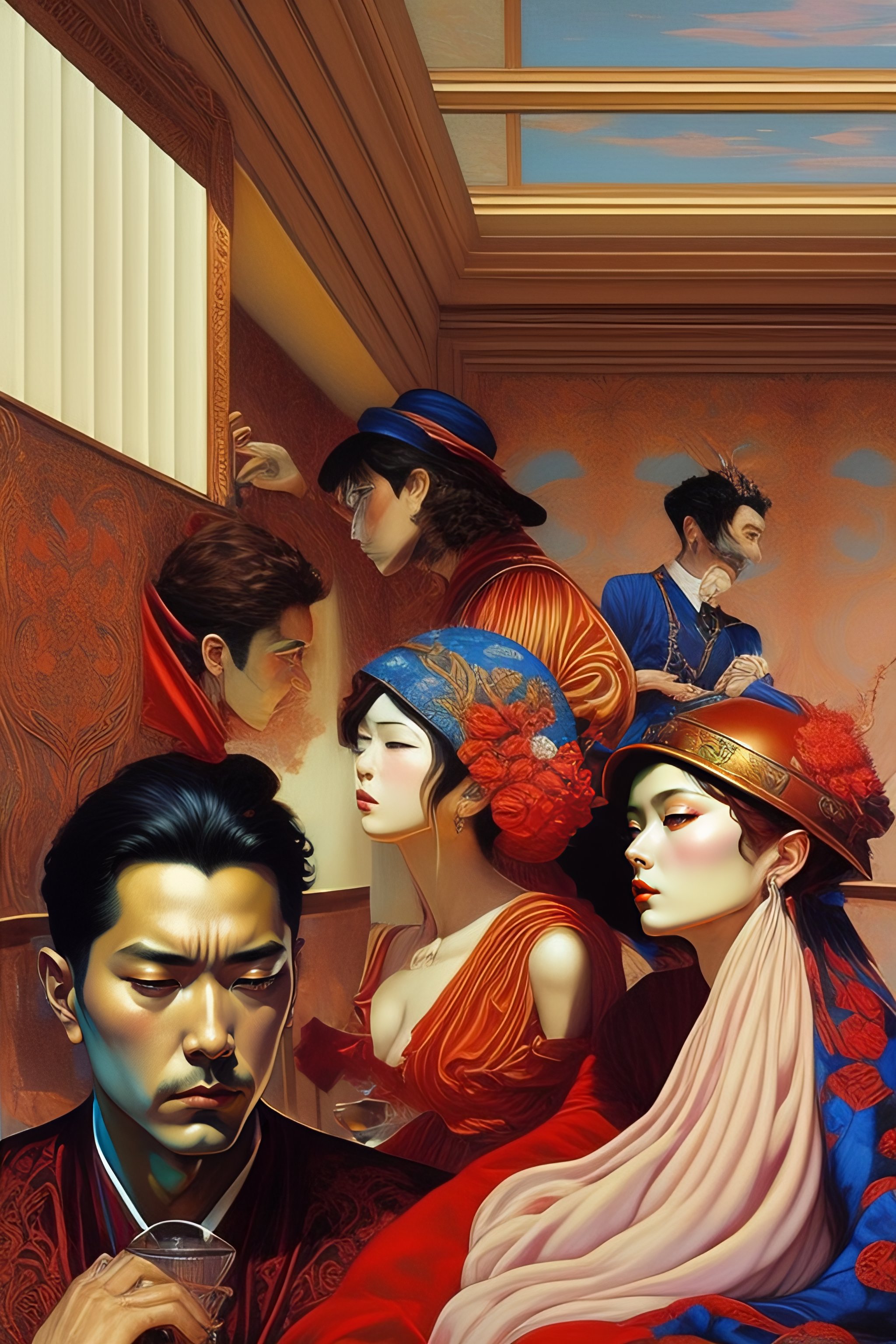 Lexica - Realistic detailed image of a renaissance scene in the style ...