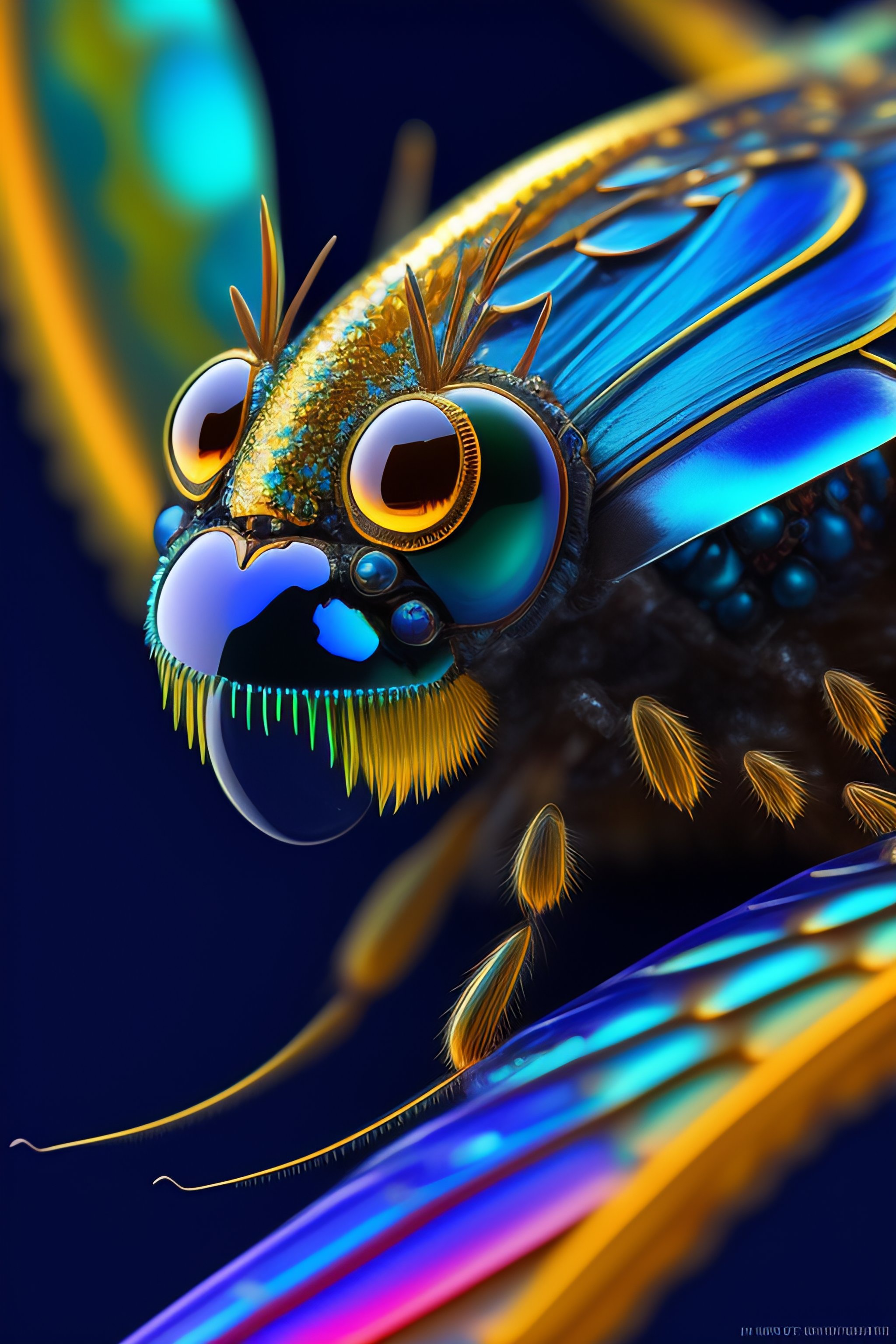 Lexica - Prediter, Iridescent, flying insect, scales, wings, blues ...