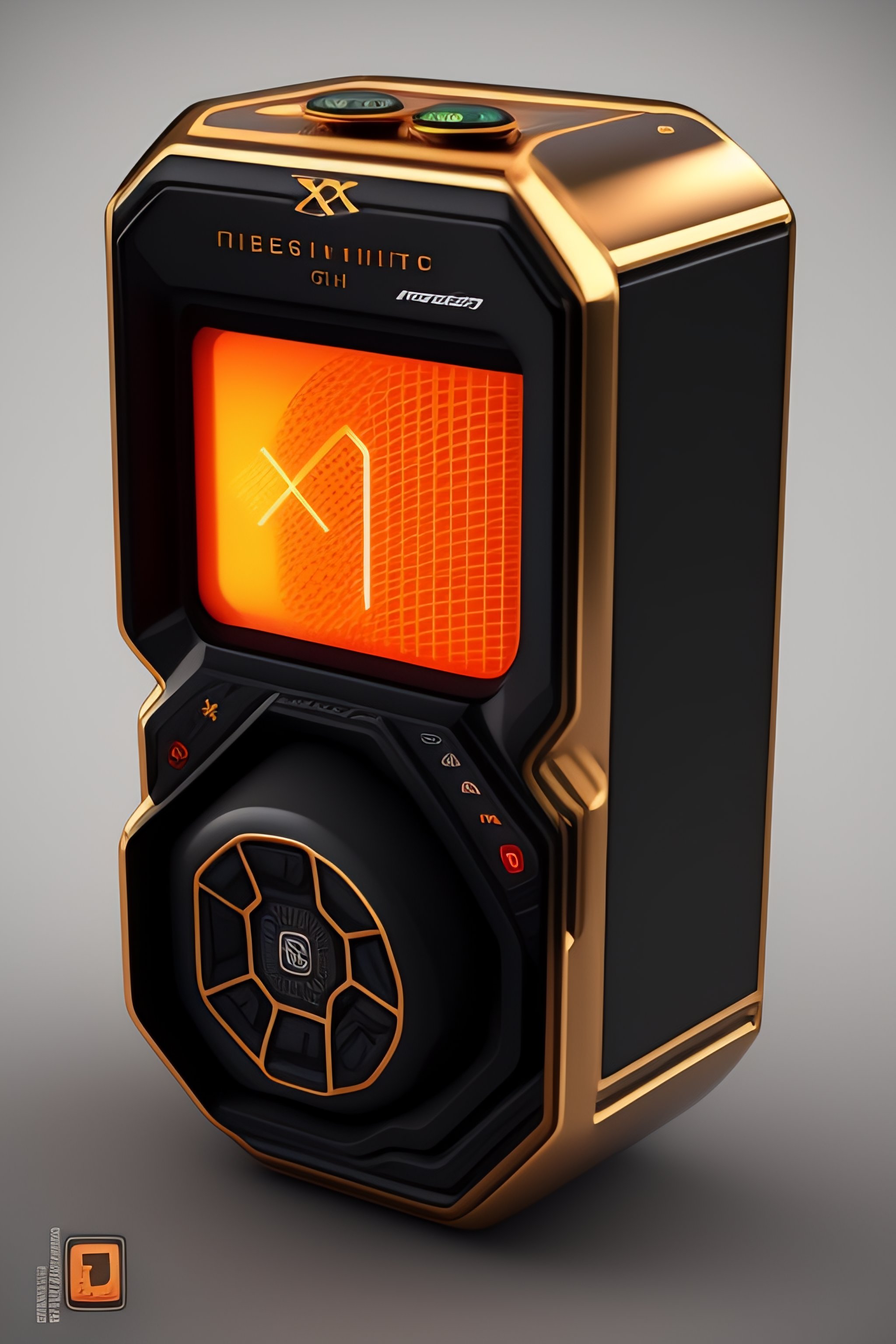 Lexica - A isometric digital painting of a steampunk PlayStation ...