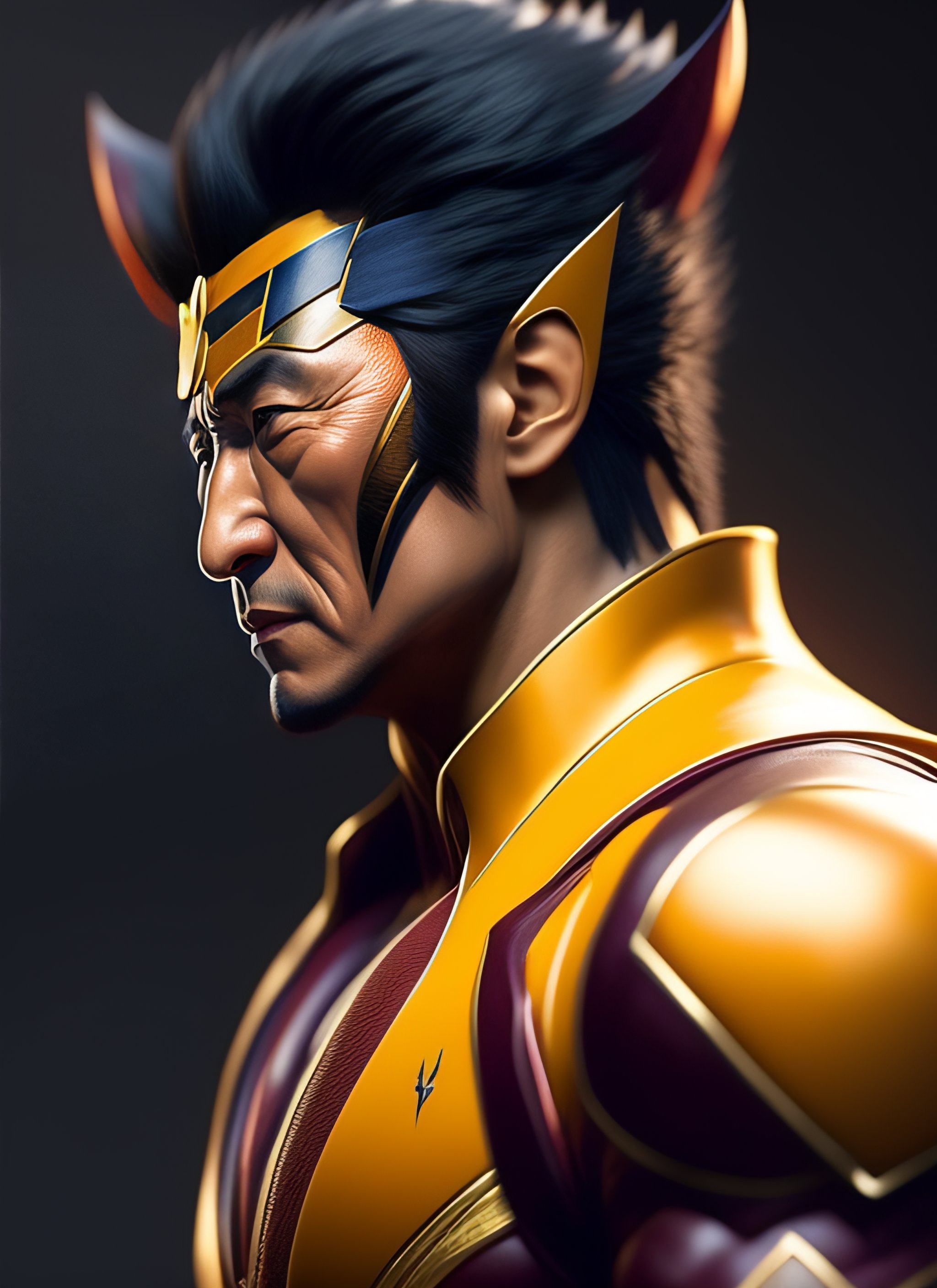 Lexica - Portrait of Jackie Chan as wolverine custome from marvel ...