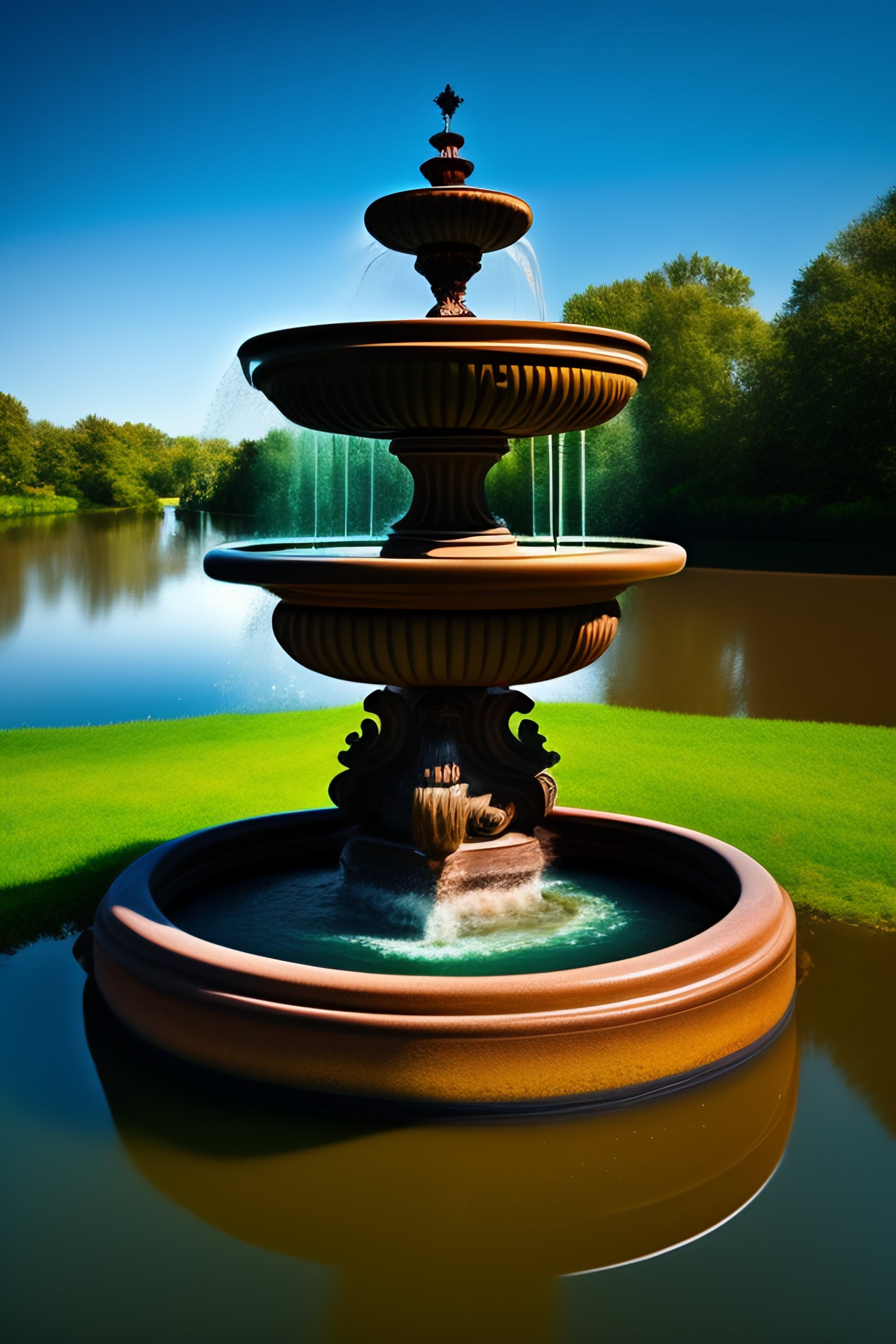 Lexica - Fountain in the river