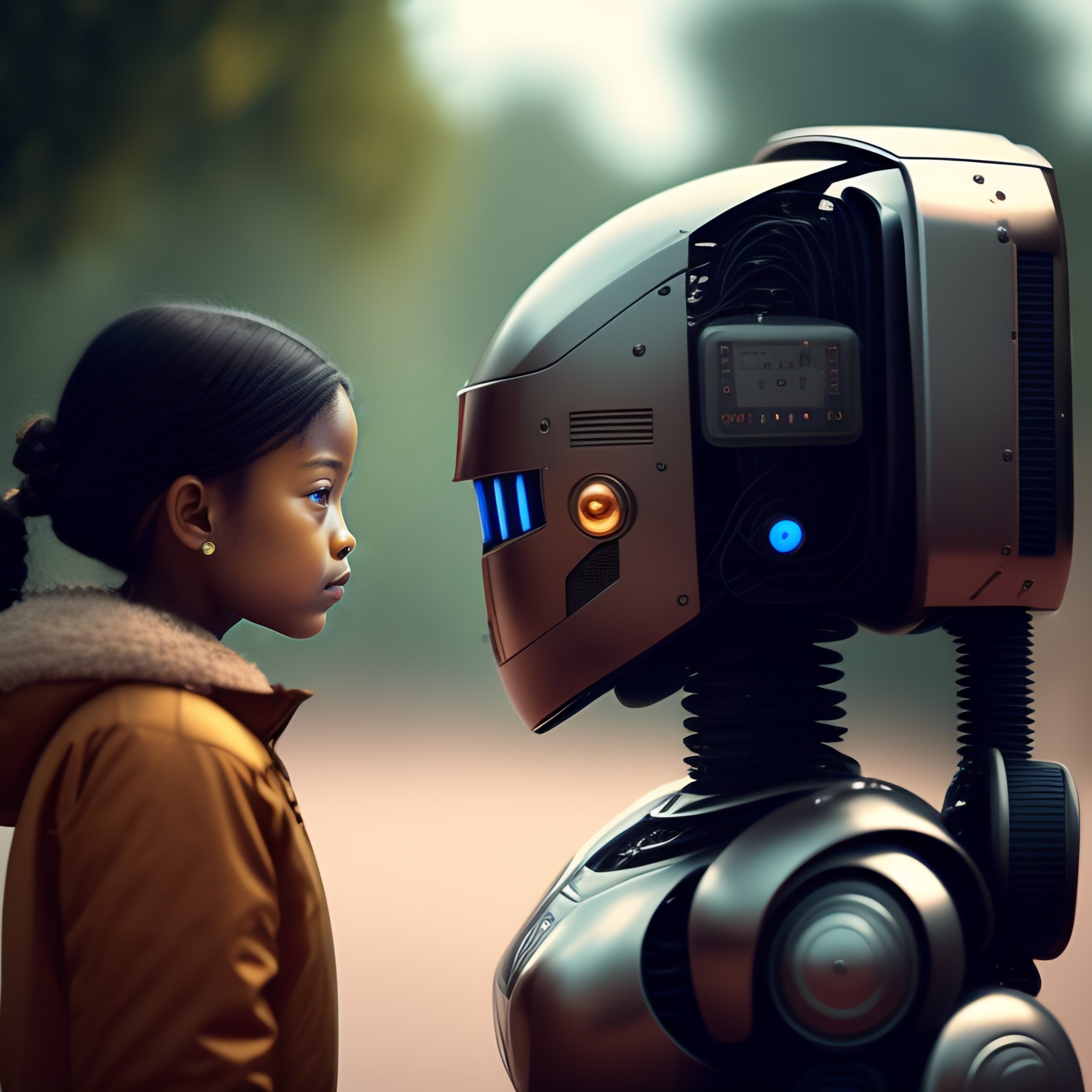 Lexica - A robot having a conversation with a human