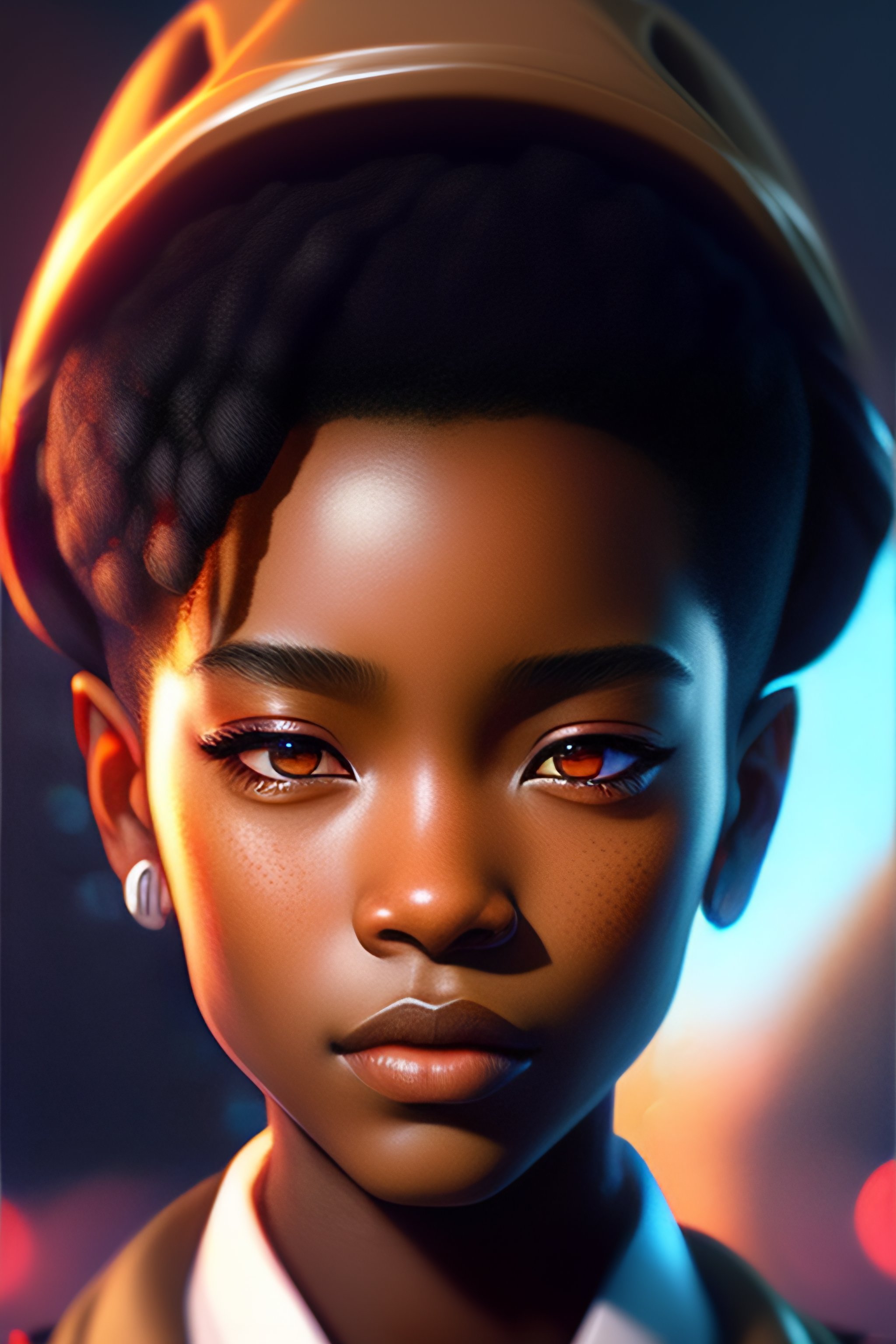 Lexica - Portrait of a dark-skinned male god with (((((glowing white ...