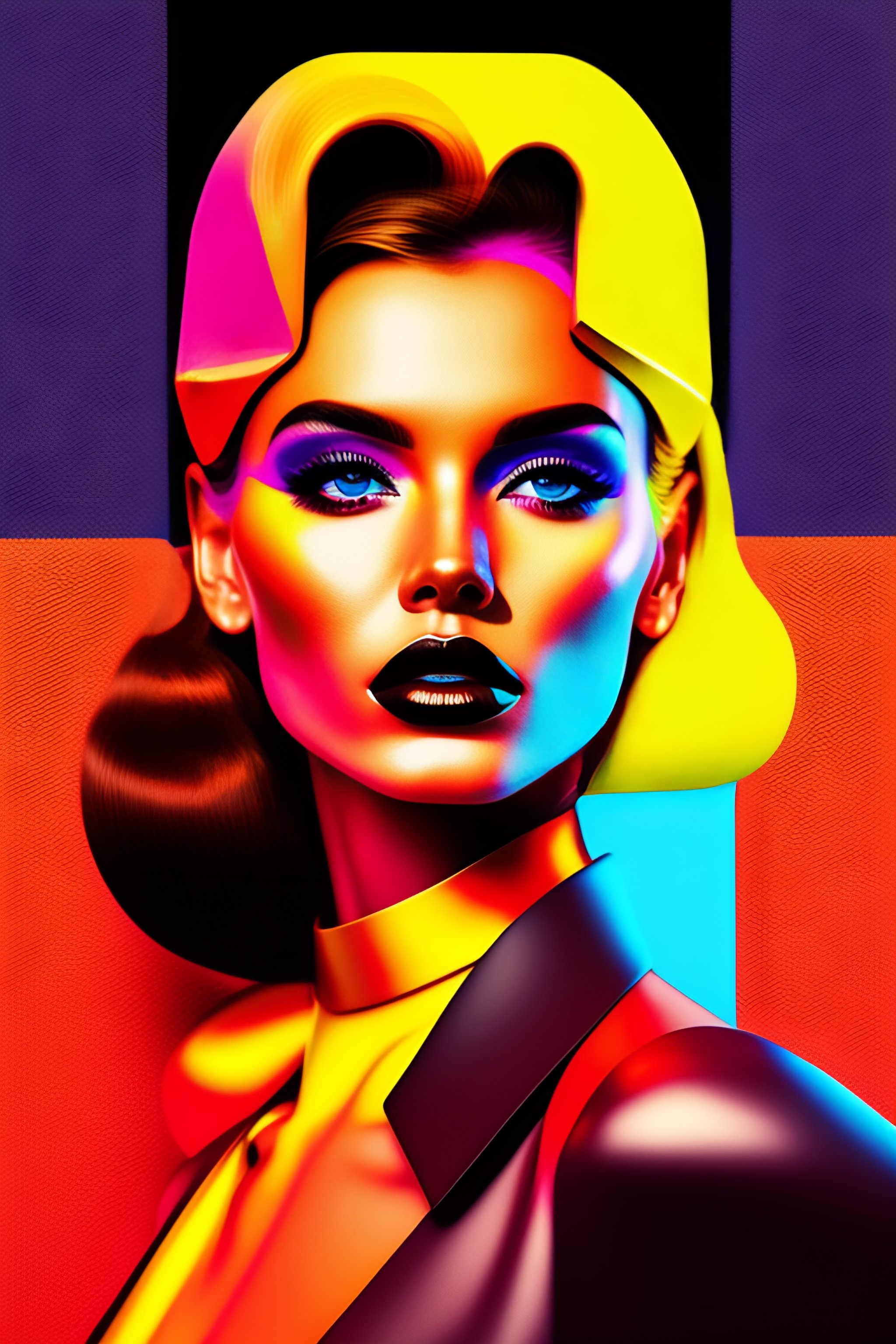 Lexica - Pop art, hyper- female model in the streets of new-york ...