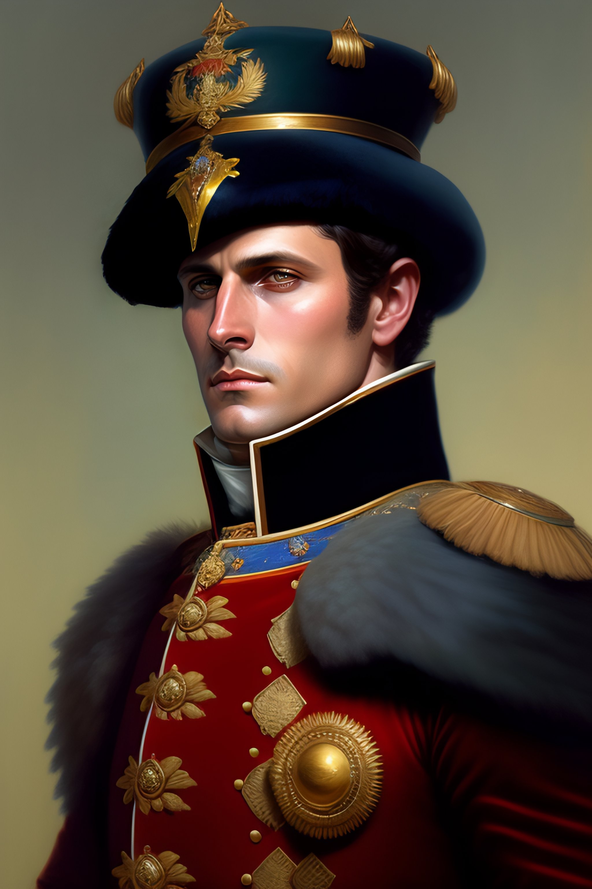 Lexica - Napoleon Bonaparte as a fantasy D&D character, portrait art by ...