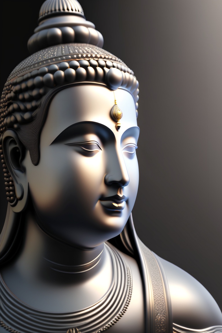 Lexica - Lord buddha original, black and white, ultra realistic, 8k ...