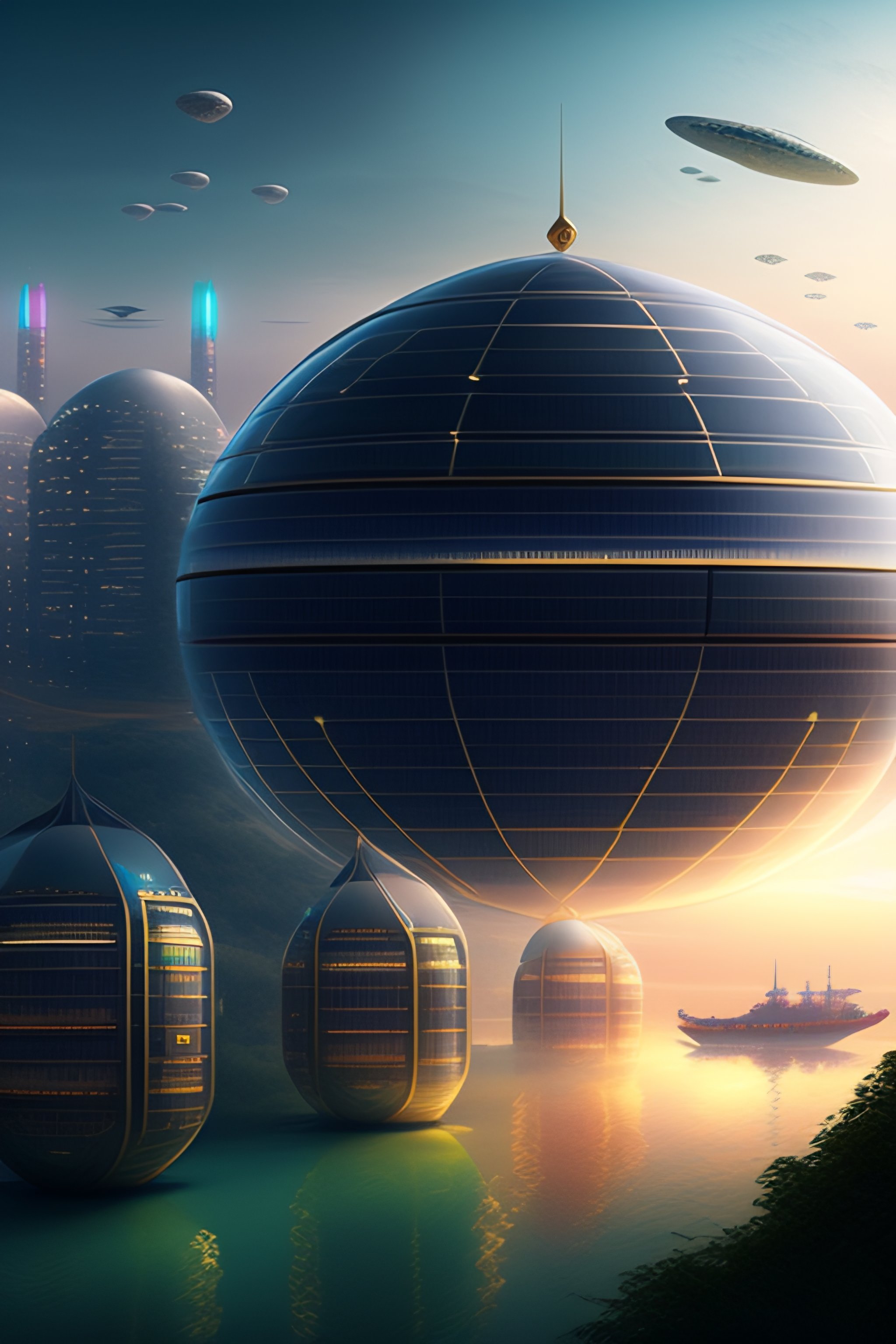 Lexica - A high tech solarpunk utopia in the Istanbul